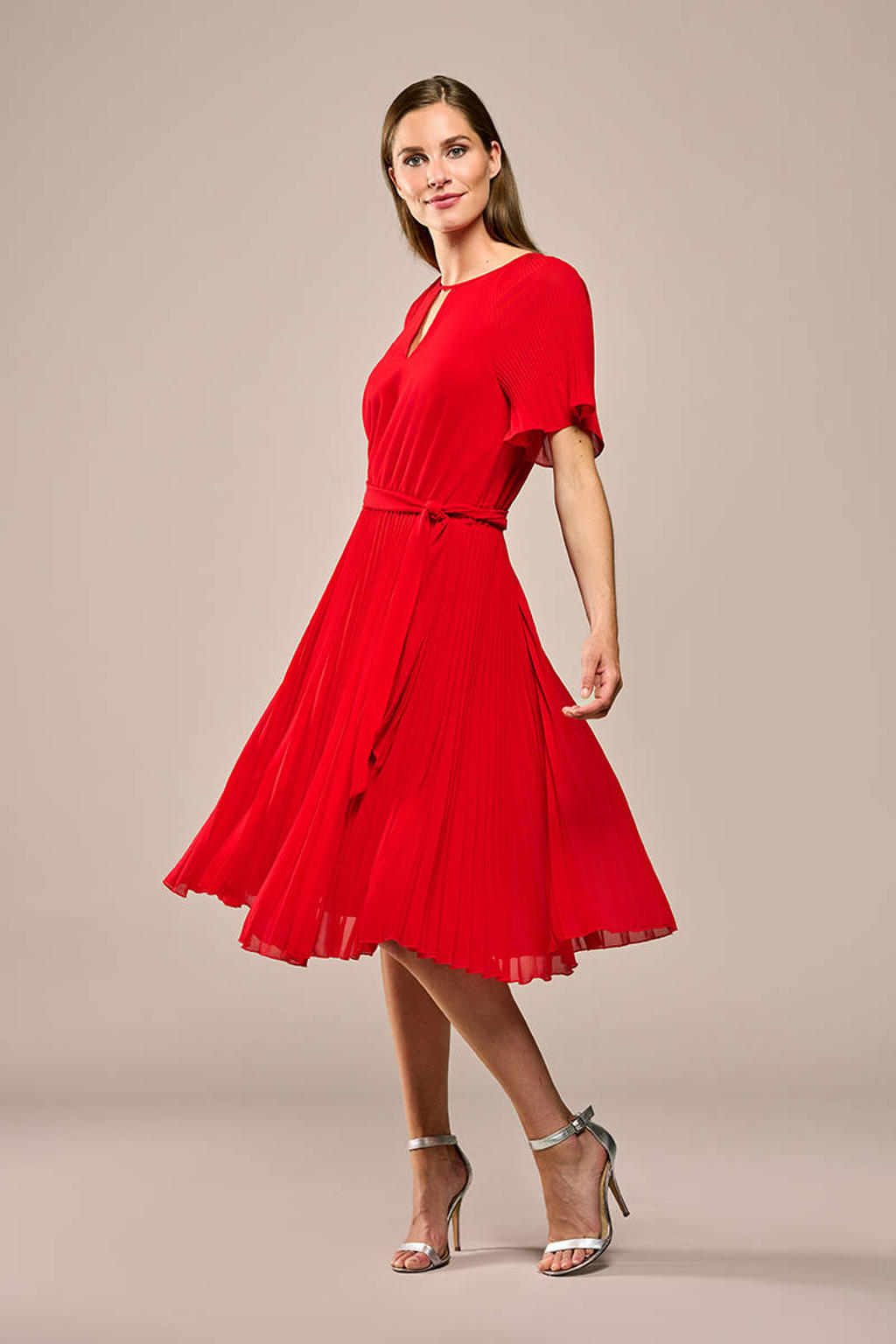 Mart Visser midi jurk rood kopen? | Morgen in huis | wehkamp