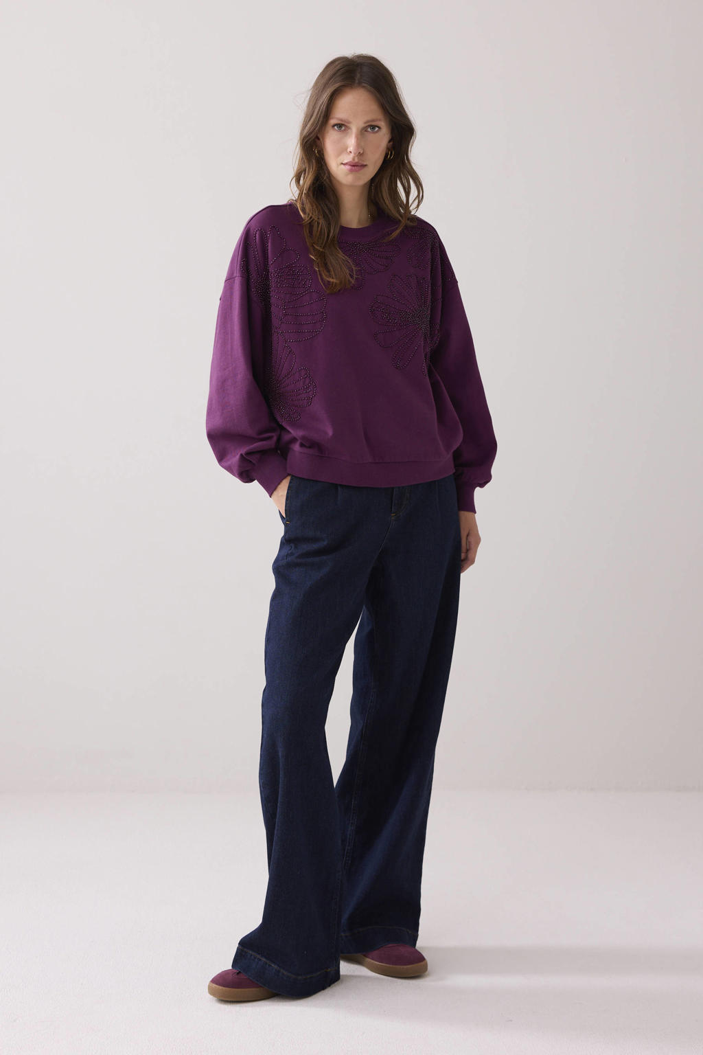 Summum sweater donkerpaars kopen? | Morgen in huis | wehkamp