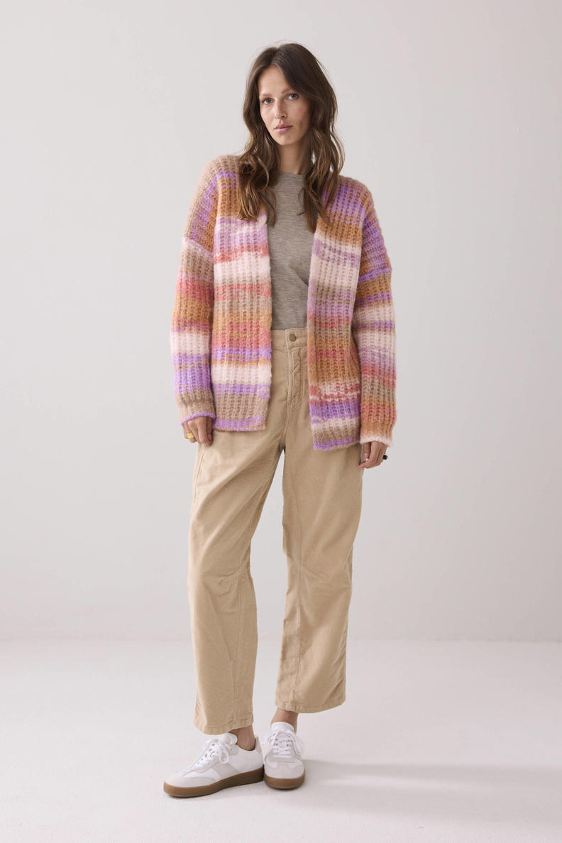 Summum vest met wol multi grof gebreid | wehkamp