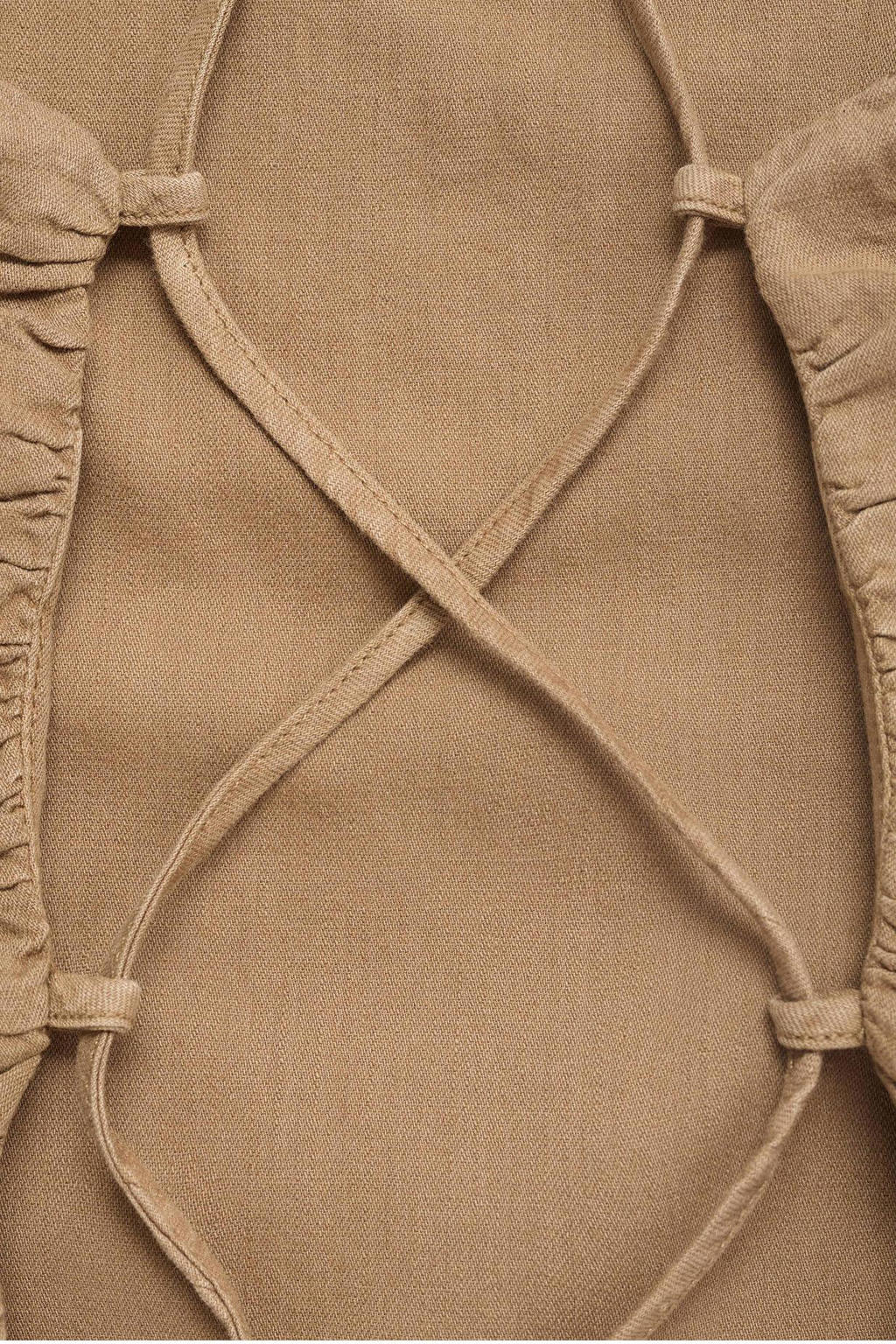 Mango top met open rug bruin kopen? | Morgen in huis | wehkamp