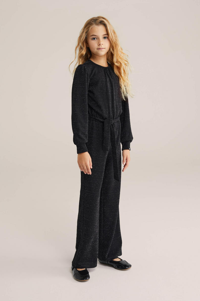 WE Fashion regular fit jumpsuit zwart | wehkamp