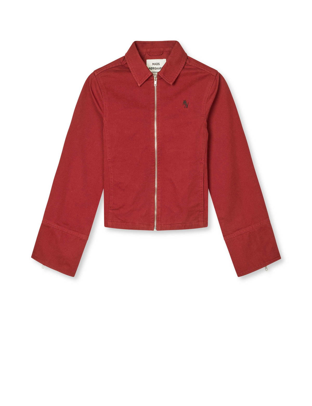 MADS NØRGAARD - COPENHAGEN denim spijkerjas rood | wehkamp