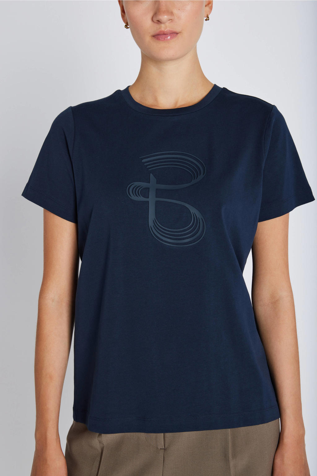 Bruuns Bazaar T-shirt donkerblauw | wehkamp