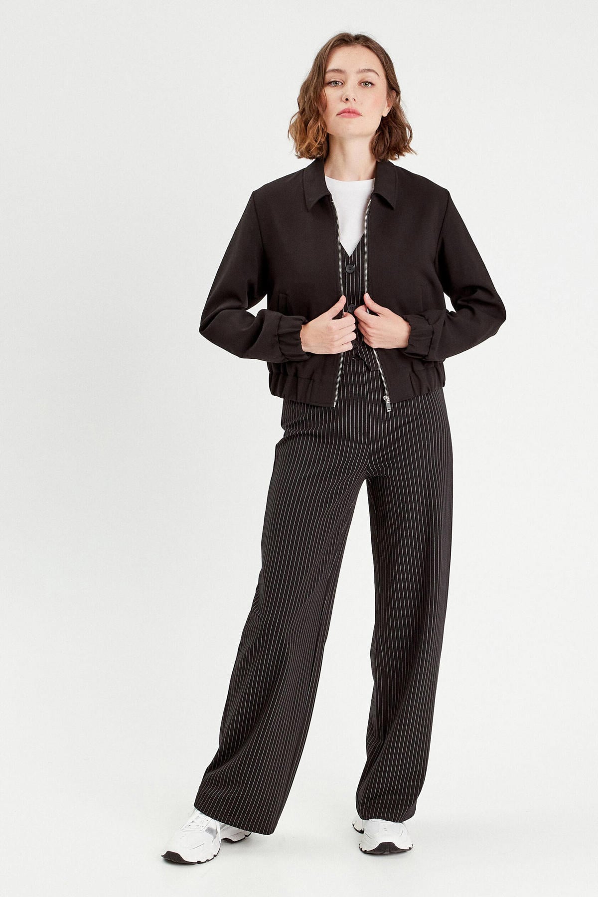 Cache Cache high waist casual broek zwart | wehkamp