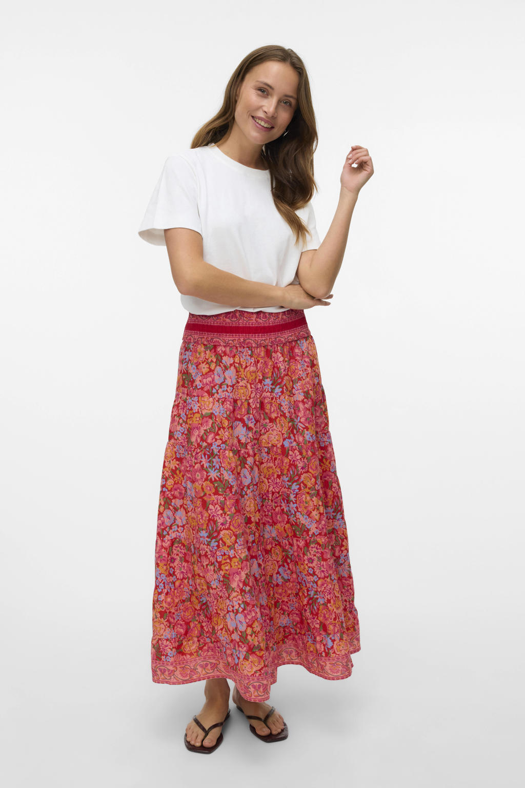 VERO MODA maxi rok rood kopen? | Morgen in huis | wehkamp