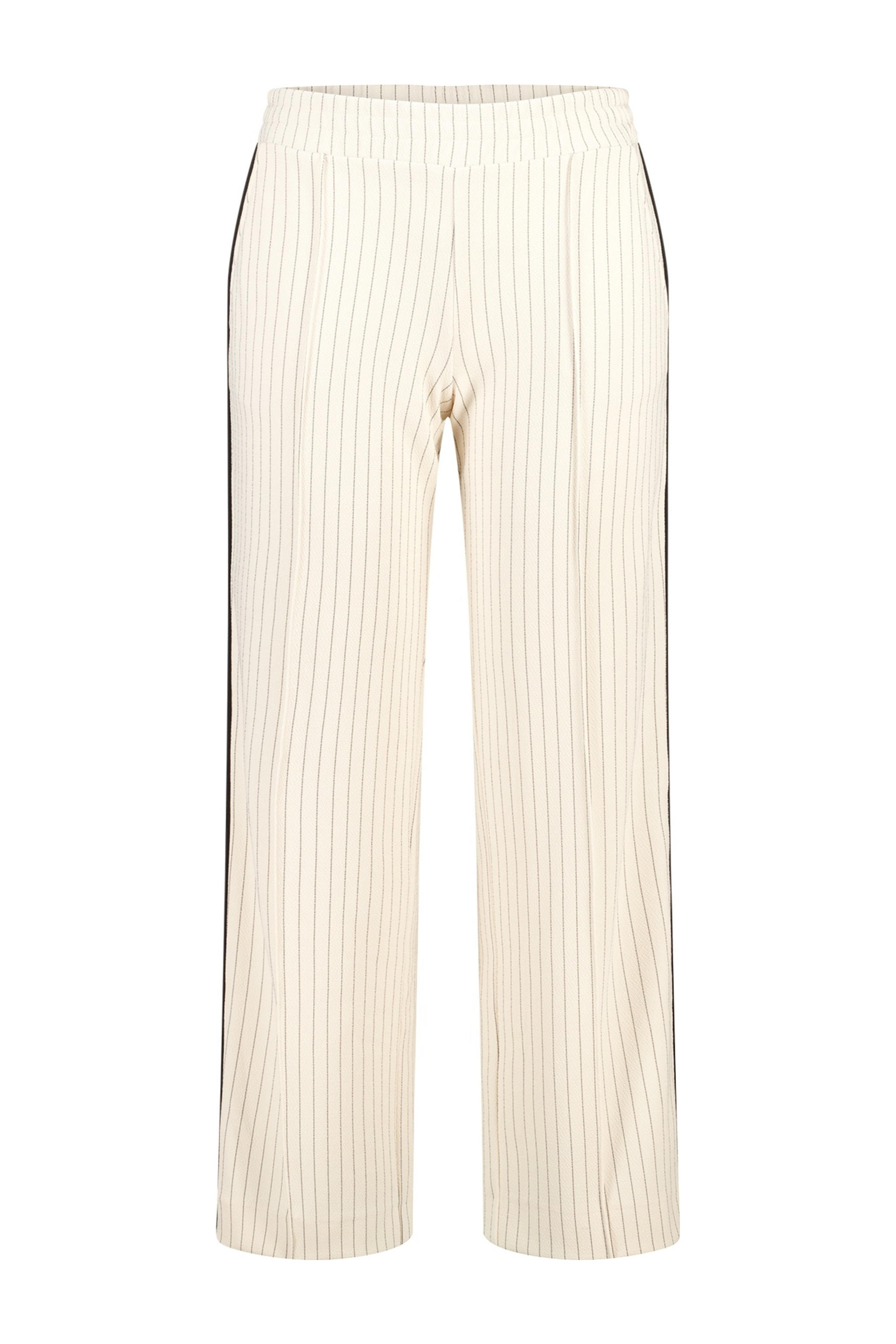 MS Mode straight regular waist casual broek ecru | wehkamp