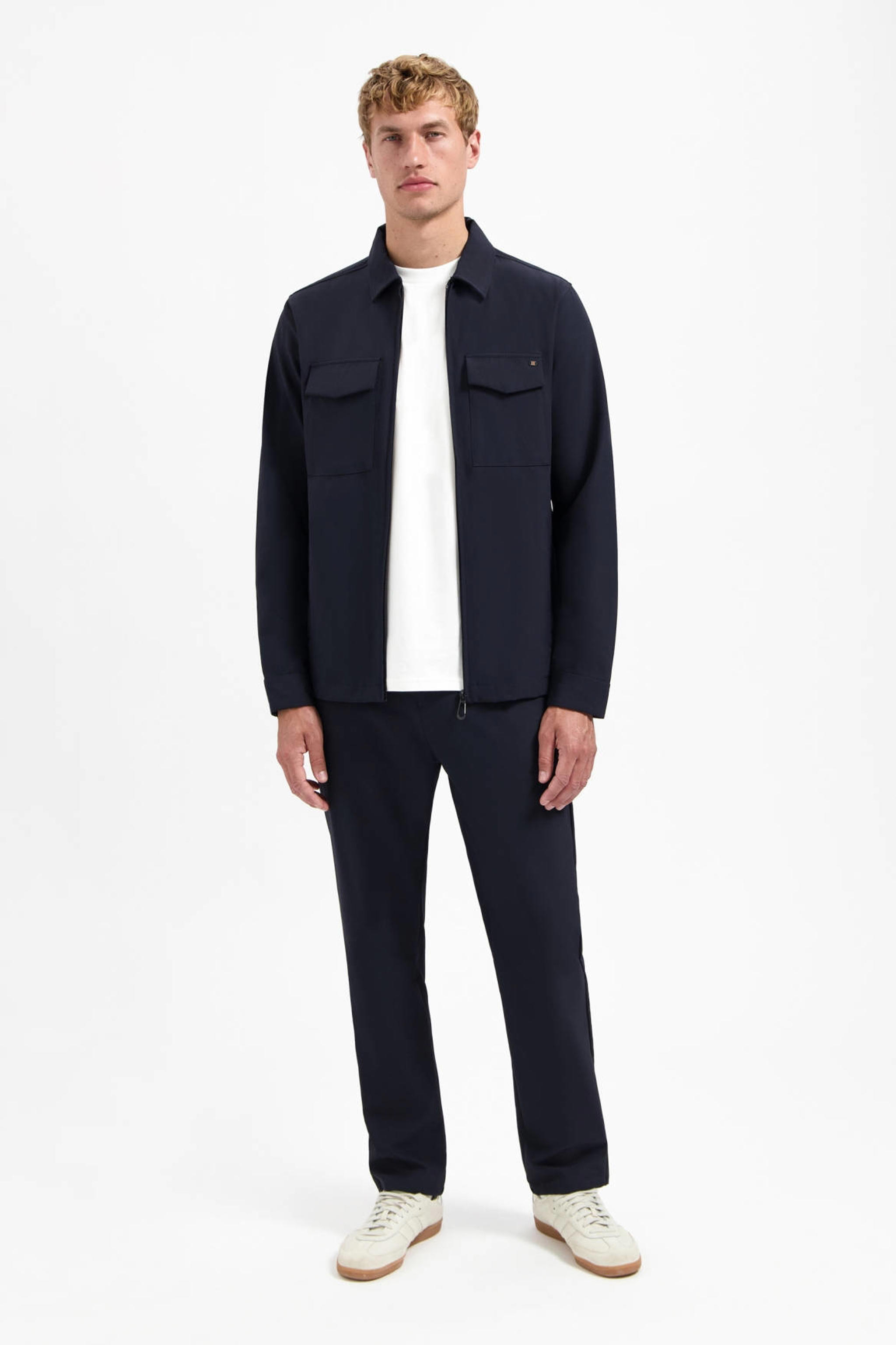 No Excess overshirt donkerblauw | wehkamp