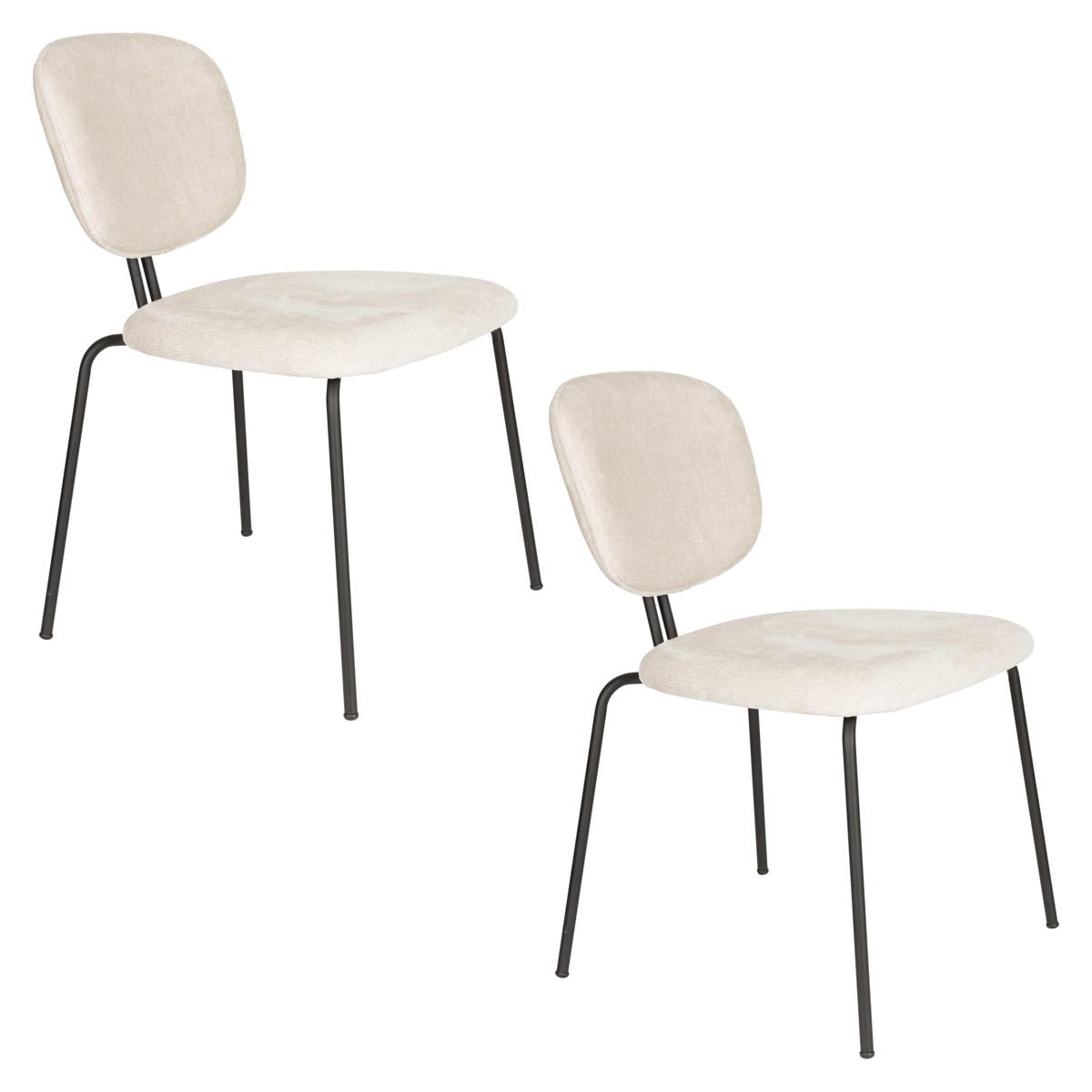 Housecraft Living eetkamerstoel (set van 2) Bouton | wehkamp