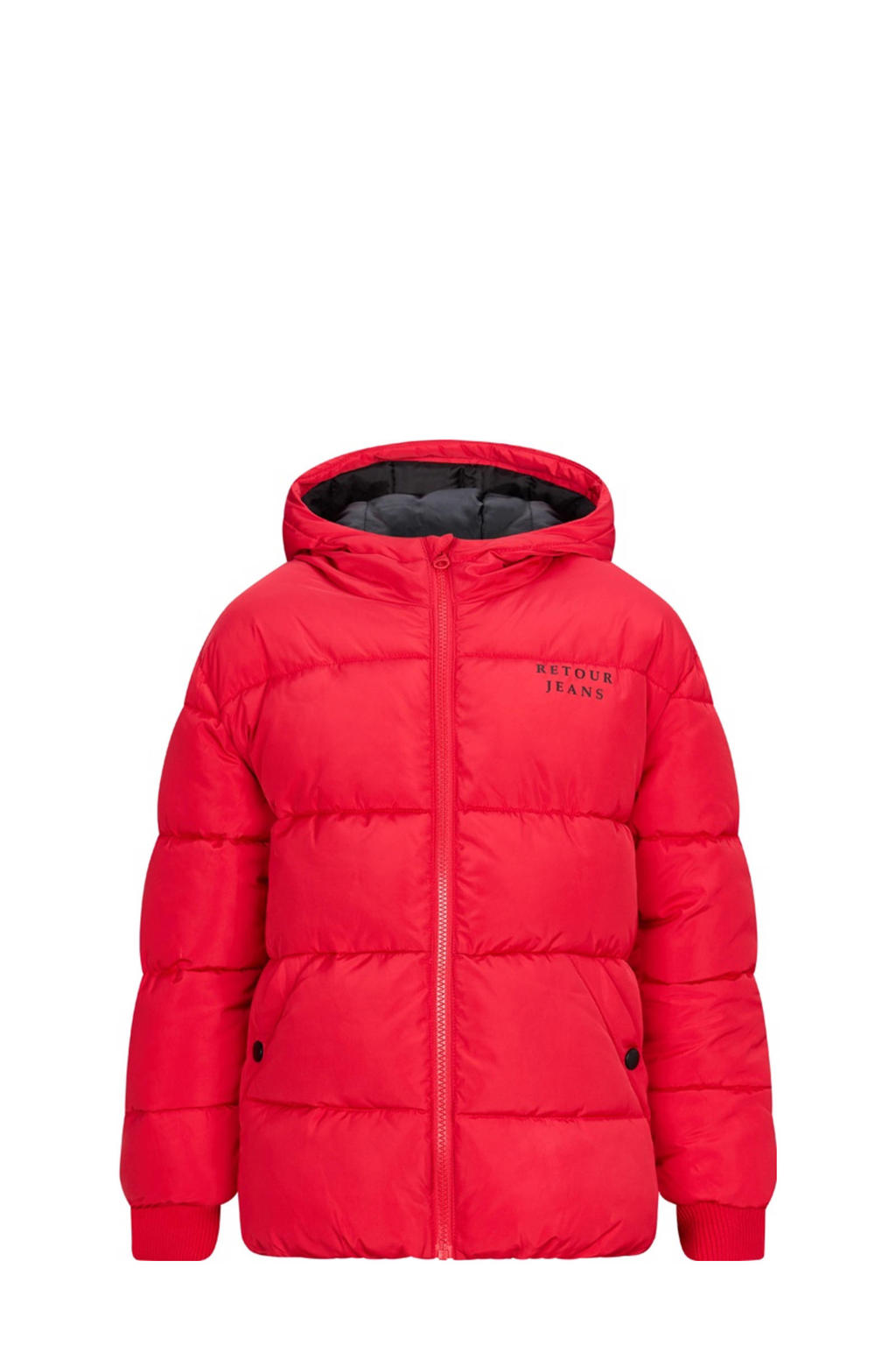 Retour Jeans gewatteerde jas rood | wehkamp