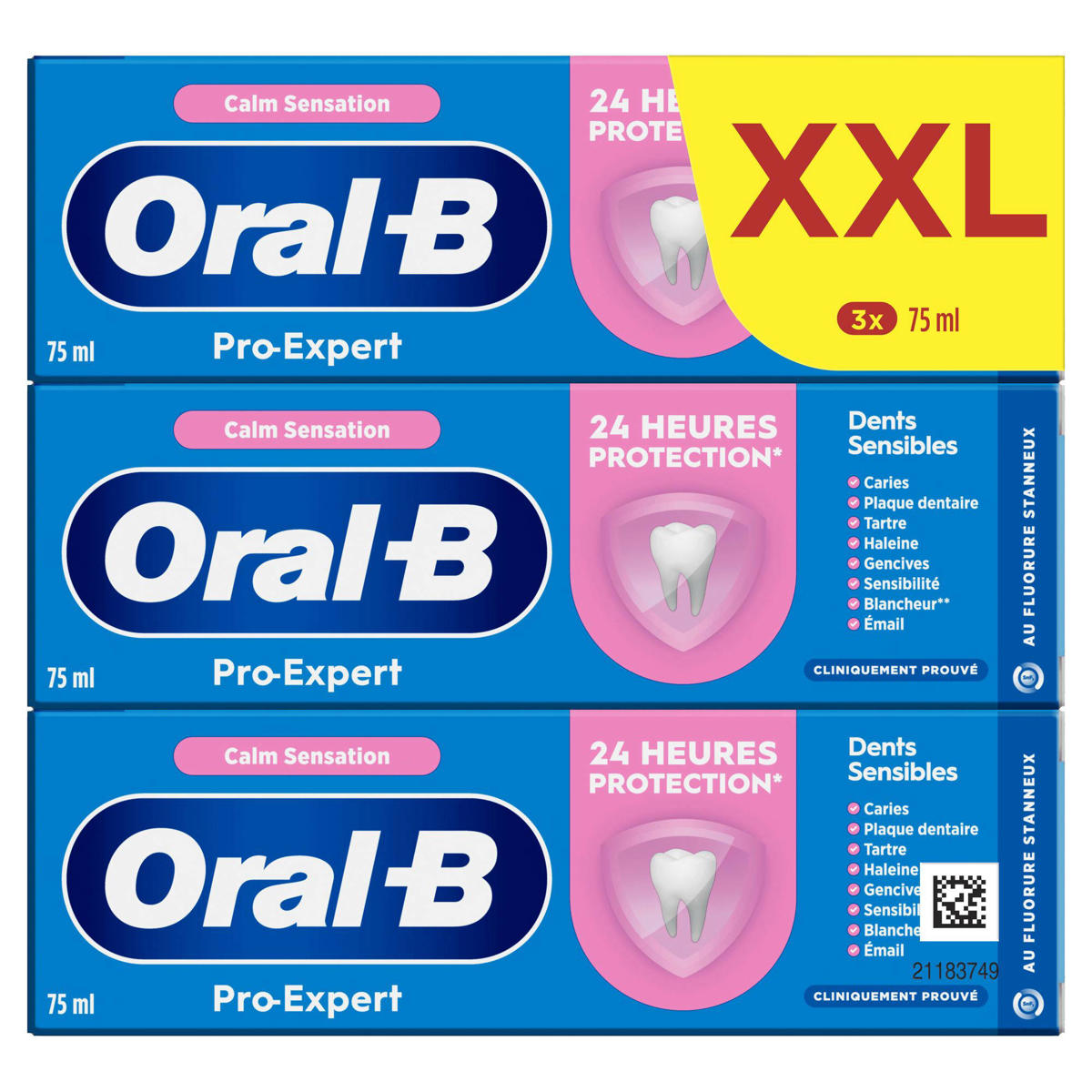 Oral B Pro-Expert Gevoeligheid Calm Sensation tandpasta - 3 x 75 ml ...