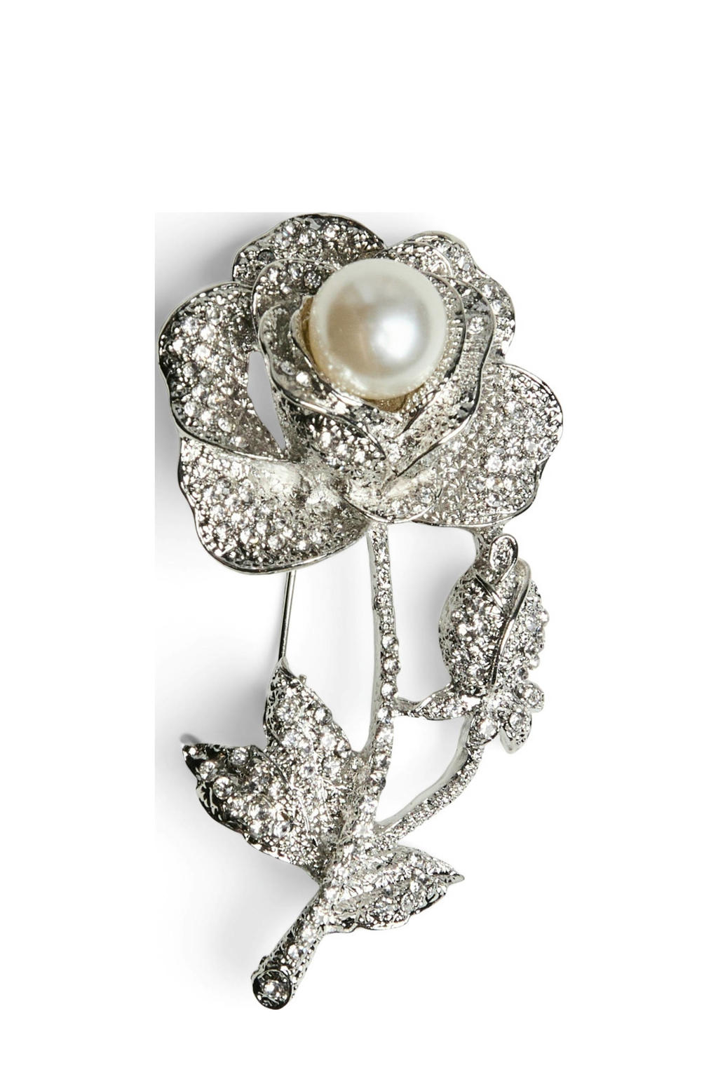PIECES broche PCMARIA zilverkleurig | wehkamp