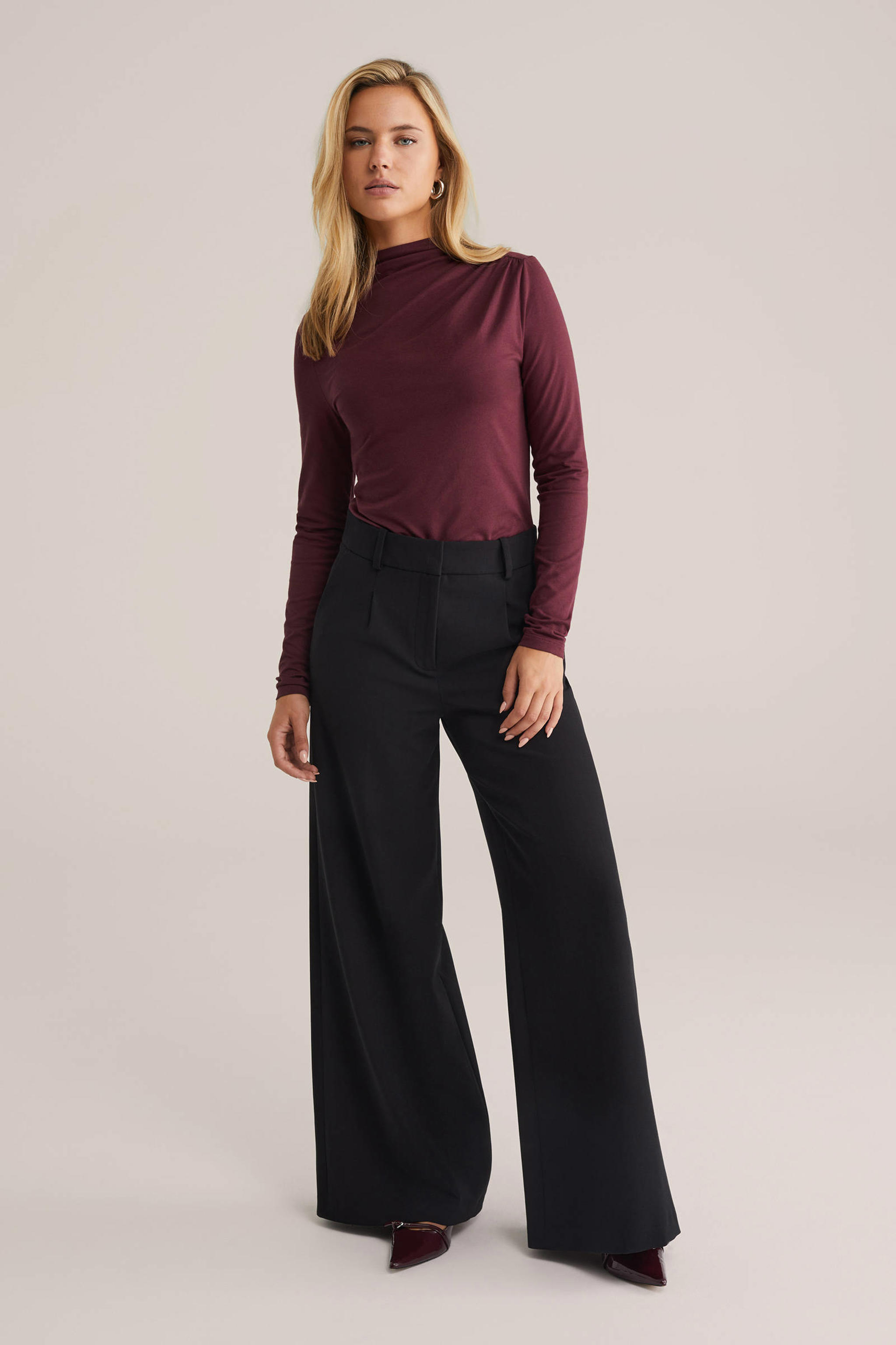 WE Fashion top donkerrood kopen? | Morgen in huis | wehkamp