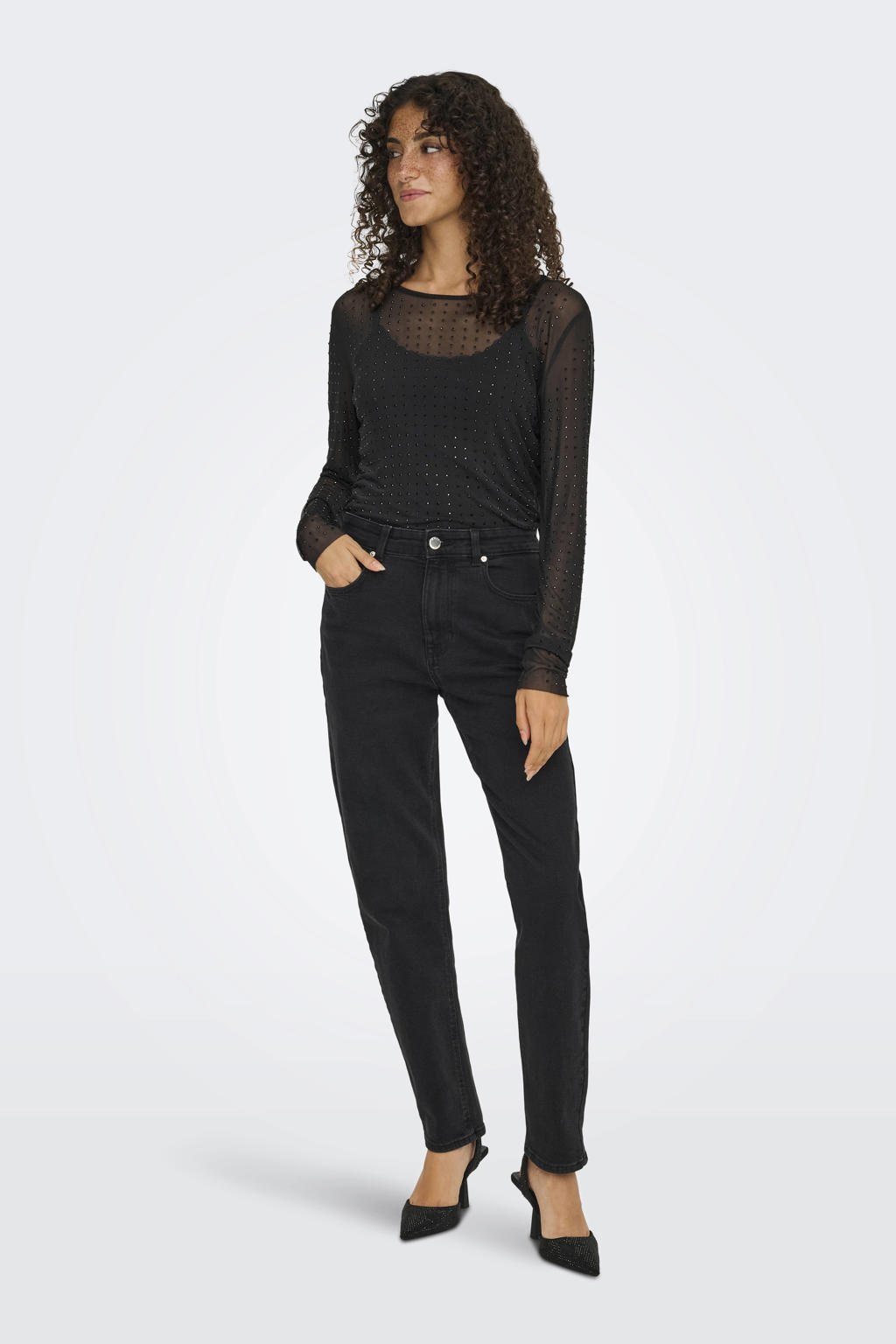 ONLY mesh top zwart kopen? | Morgen in huis | wehkamp