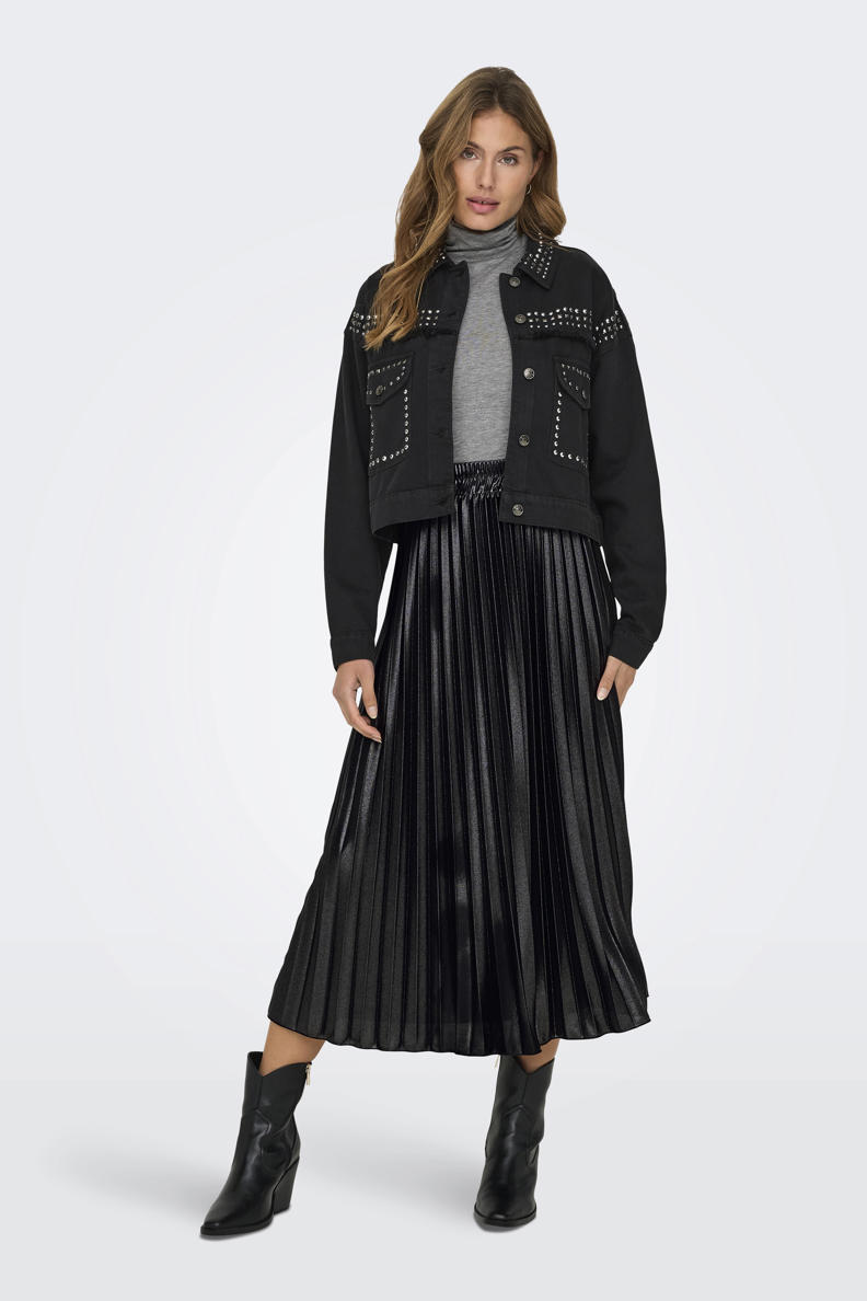 ONLY plissé rok zwart kopen? | Morgen in huis | wehkamp