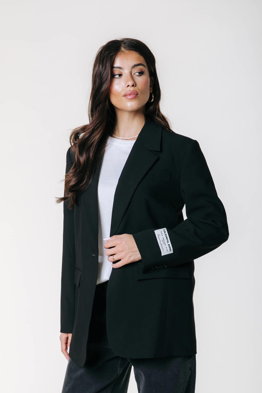 Colourful Rebel regular blazer zwart | wehkamp