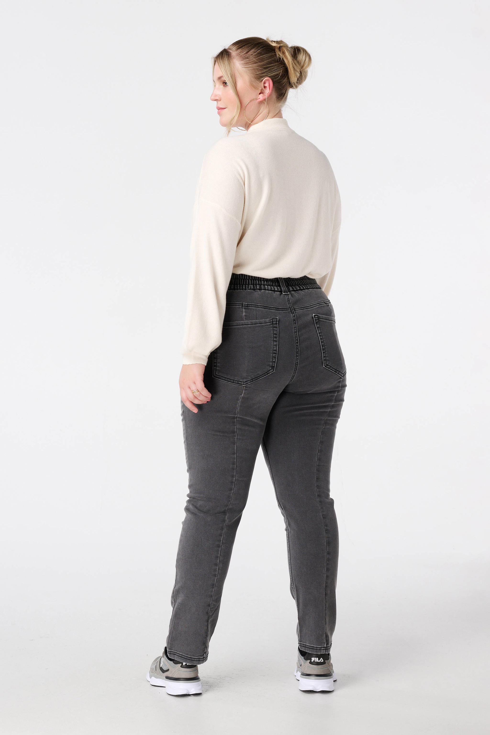 MS Mode slim fit jeans grey denim | wehkamp
