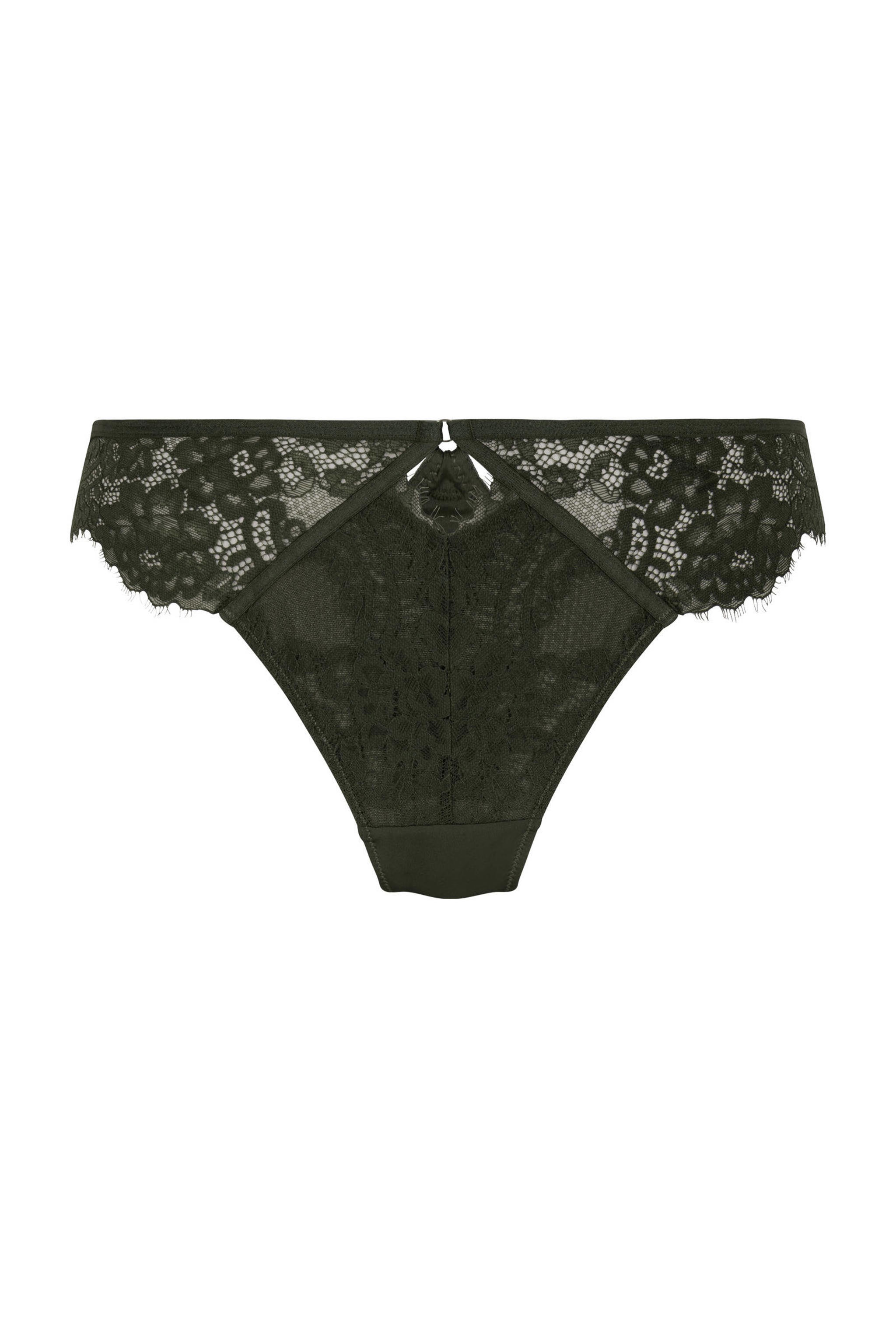 Hunkemöller string Amara donkergroen | wehkamp