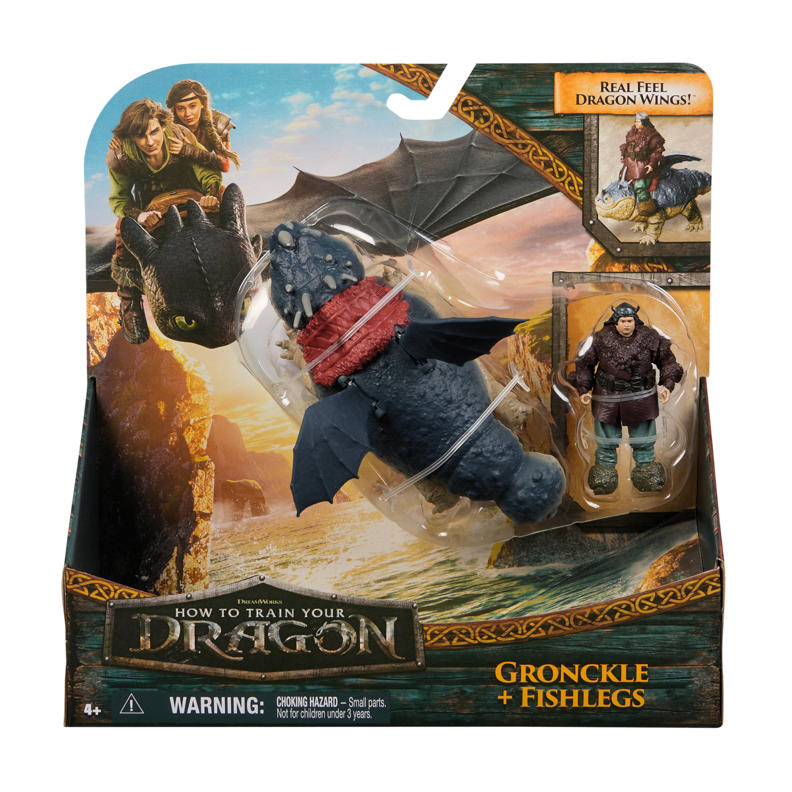 How To Train Your Dragon Dragon and Viking Gronckle & Fishlegs | wehkamp