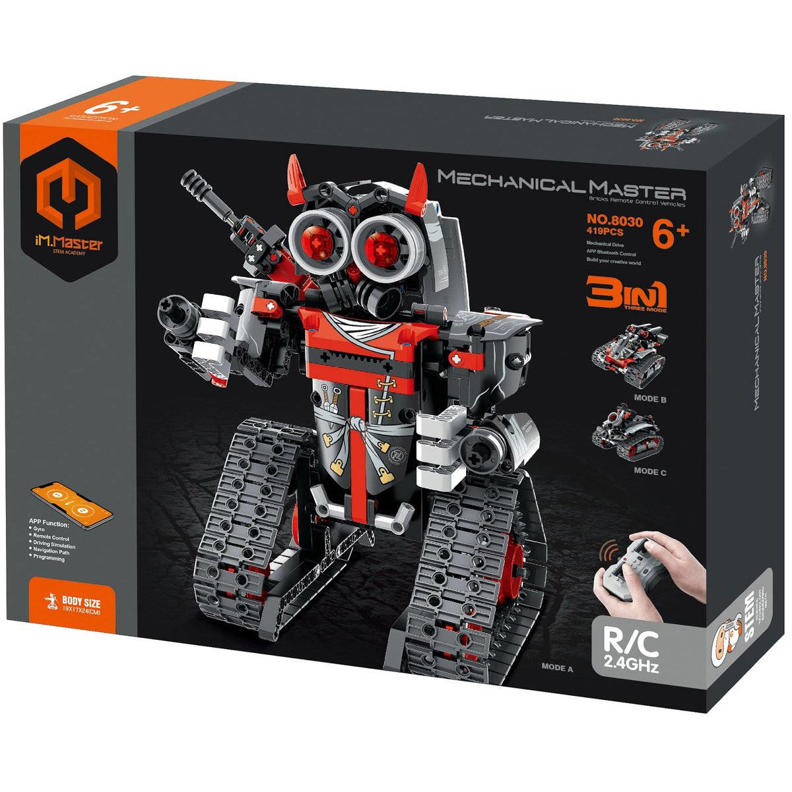 IM.MASTER RC 3-in-1 Robot/Tank/Offroad Car Constructiespeelset - Op afstand bestuurbaar - App ...