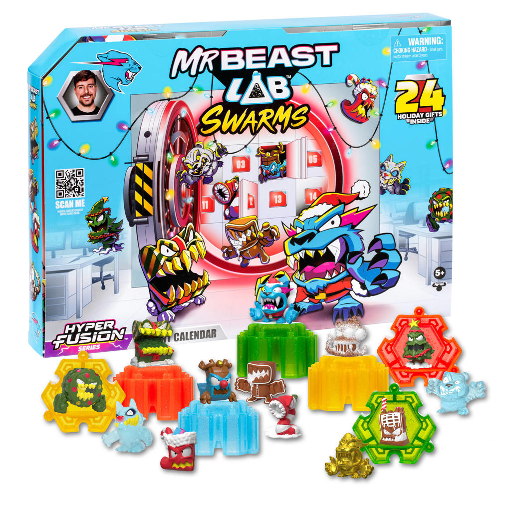 Moose Toys MrBeast Lab Swarms Hyper Fusion Serie - Advent Kalender ...