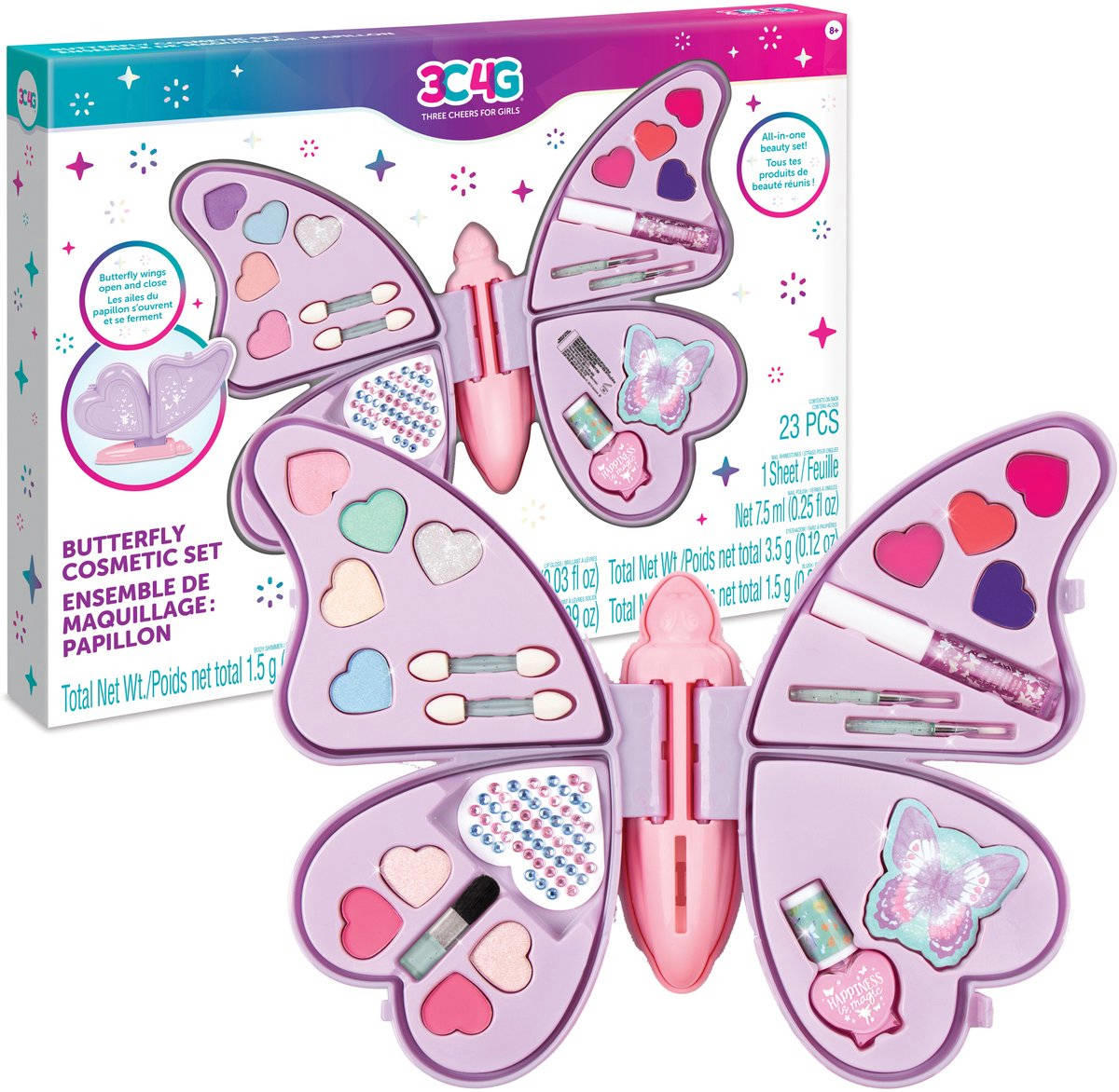 Make it Real Vlinder Cosmetica Set | wehkamp