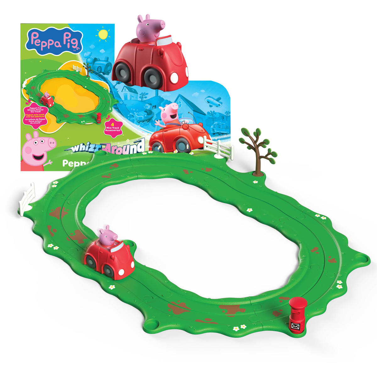 Peppa Pig Whizz Around Peppa's Little Red Car Set | wehkamp