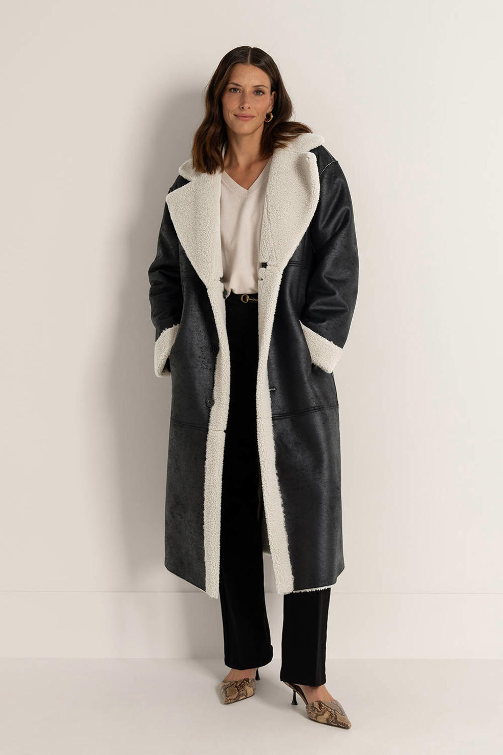 Maura by Claudia Strater reversible jas zwart | wehkamp