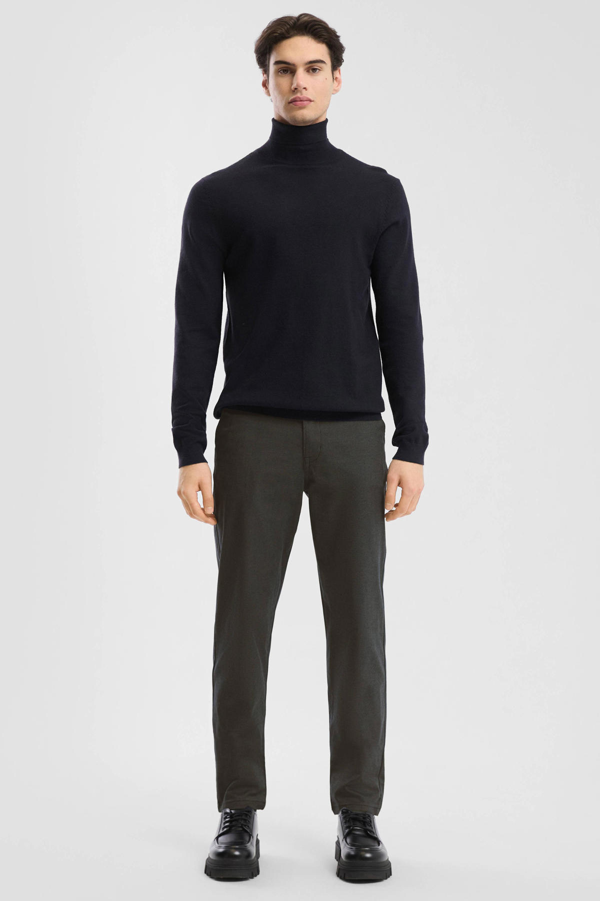 s.Oliver slim chino donkergroen | wehkamp