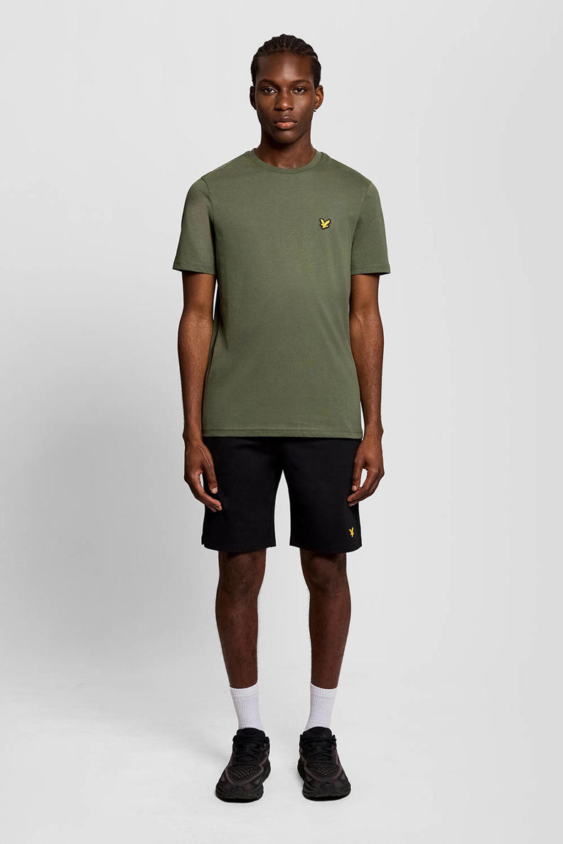 Lyle & Scott regular T-shirt groen | wehkamp
