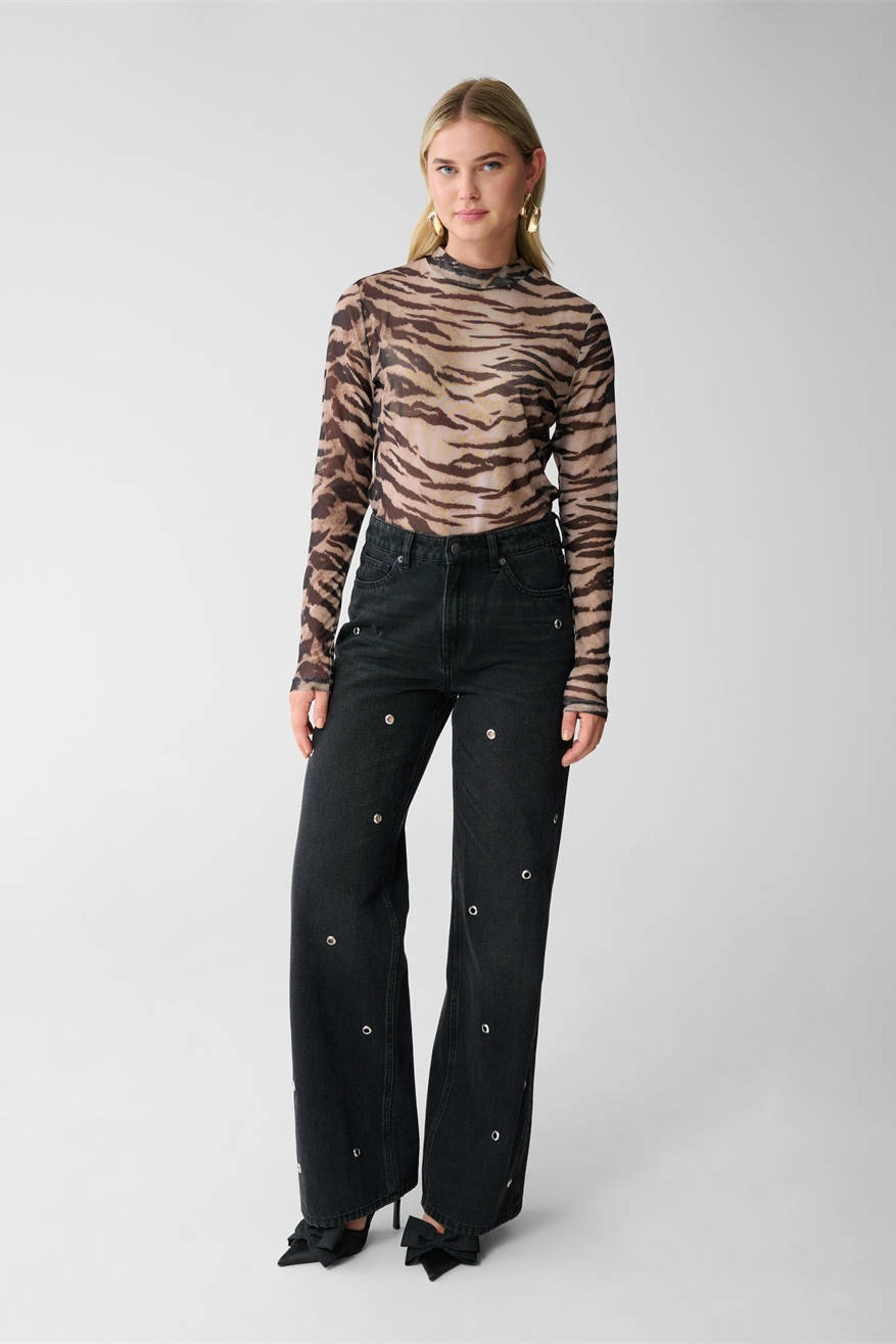 Shoeby mesh top beige kopen? | Morgen in huis | wehkamp