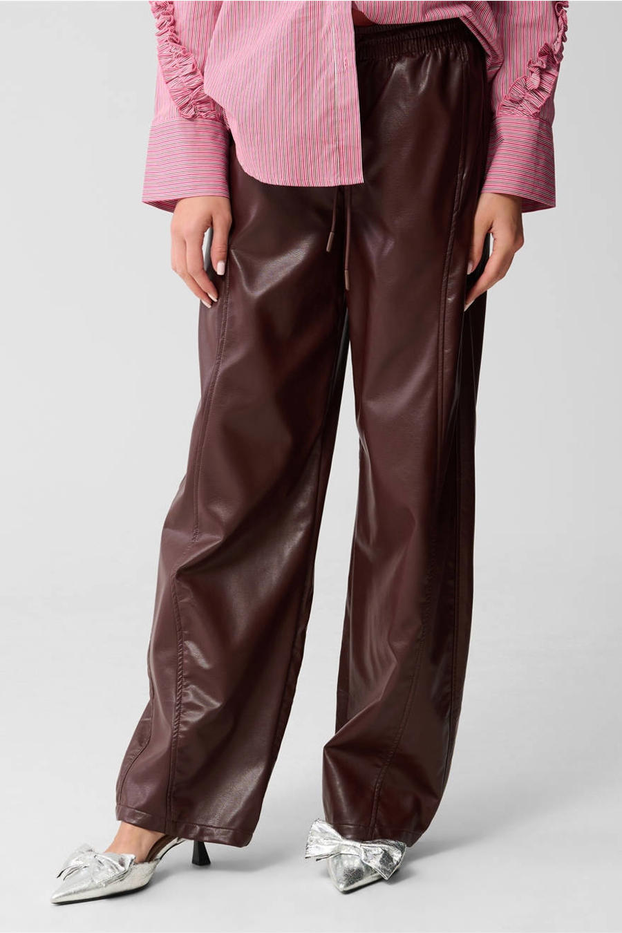 imitatieleren broeken voor dames online kopen? | Wehkamp