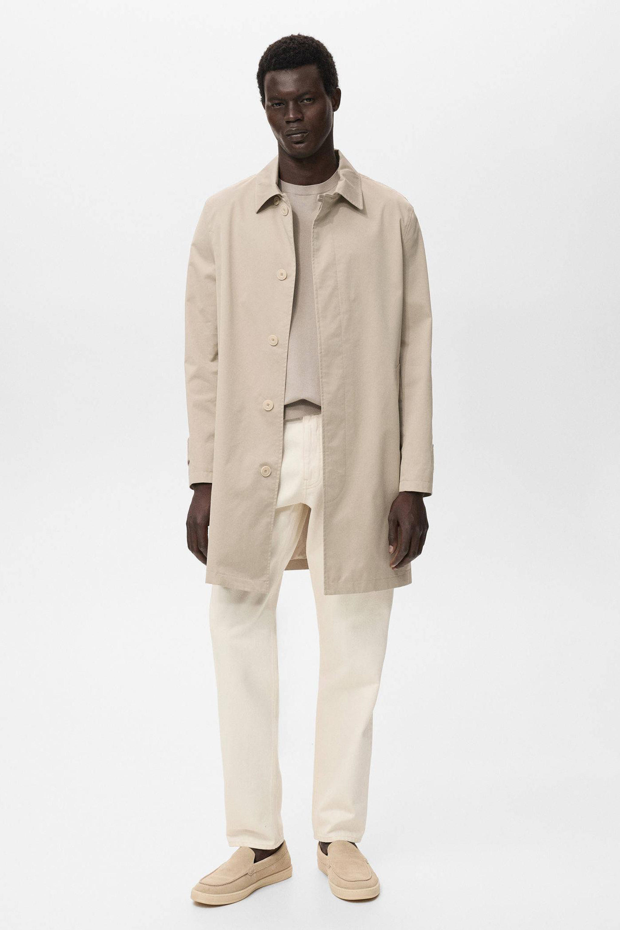 Mango Man manteljas beige kopen? | Morgen in huis | wehkamp