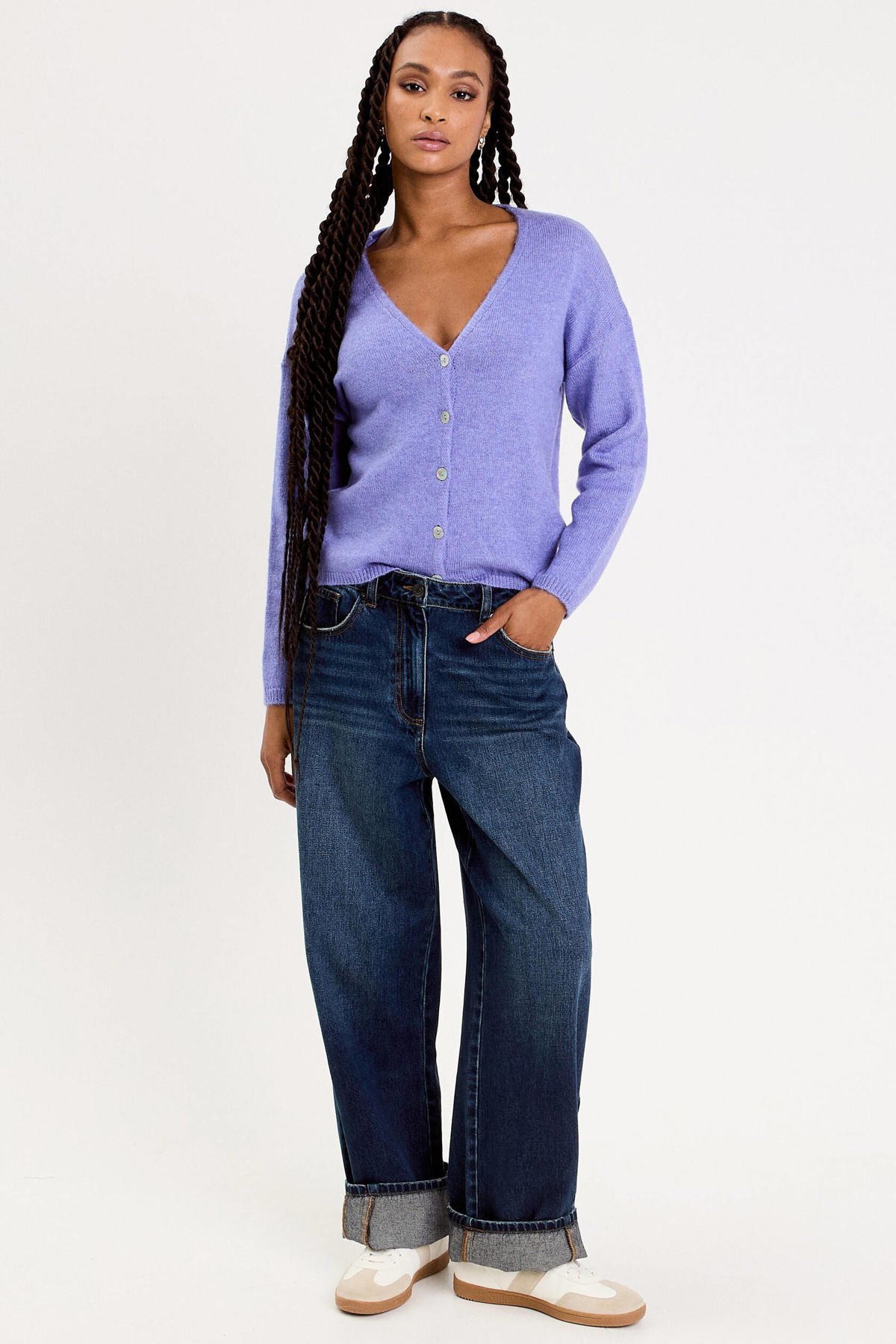 Cache Cache vest gebreid lila | wehkamp