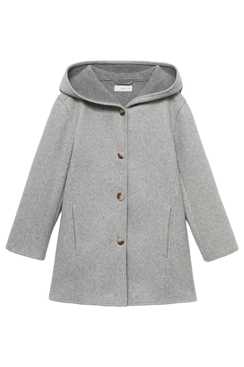 Mango Kids manteljas herfst grijs | wehkamp