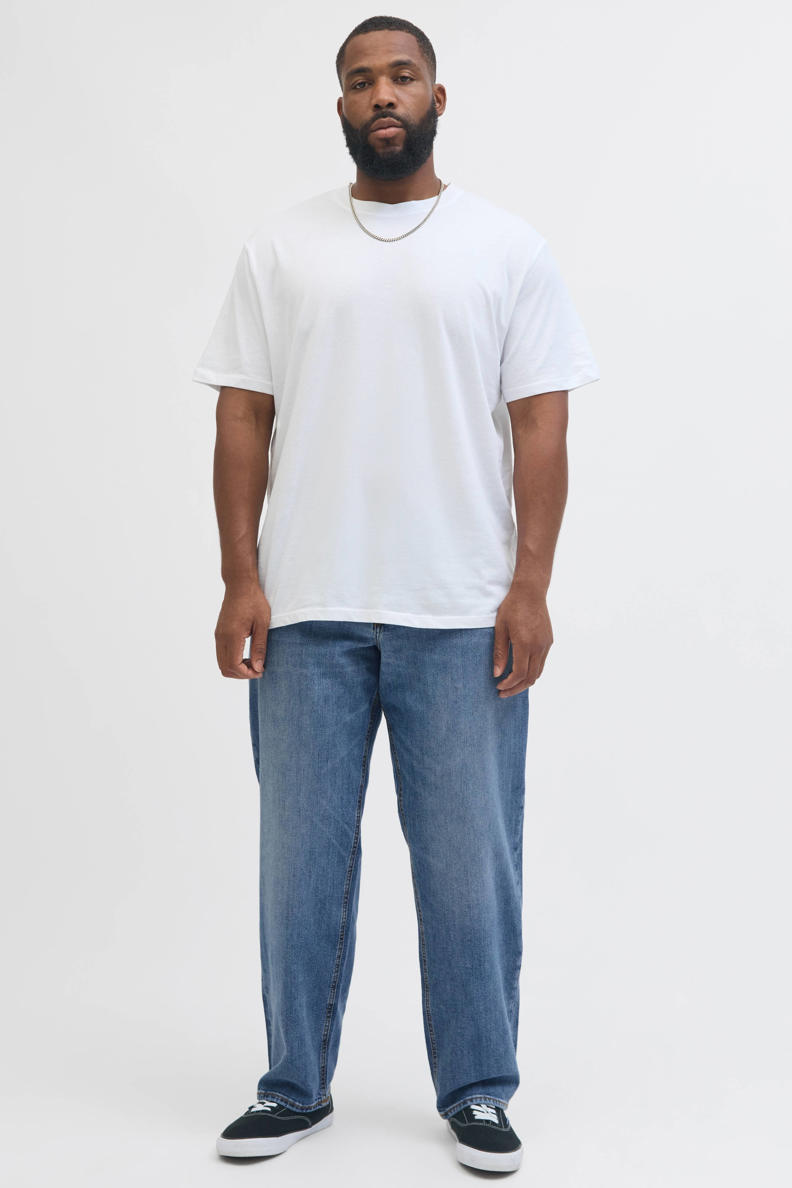 JACK & JONES PLUS SIZE JJIMIKE JJORIGINAL tapered jeans blue denim ...