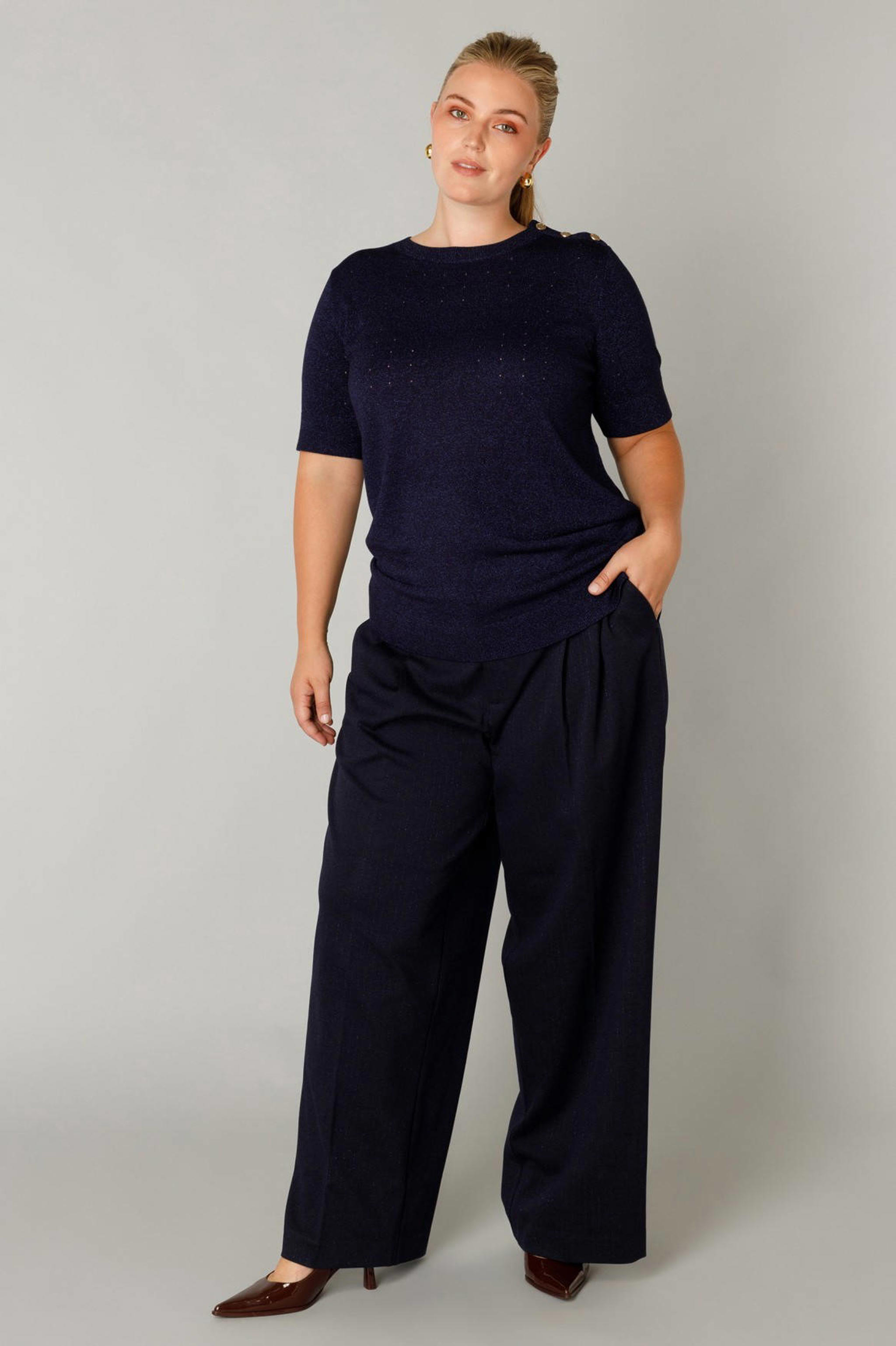 Yest Curve top donkerblauw kopen? | Morgen in huis | wehkamp