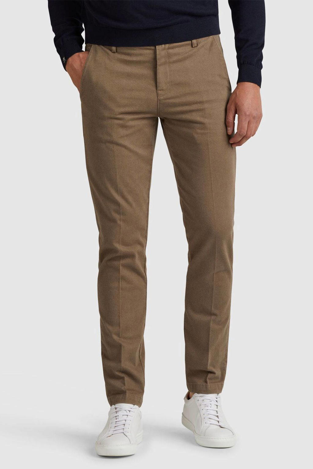 Vanguard V12 slim chino bruin | wehkamp