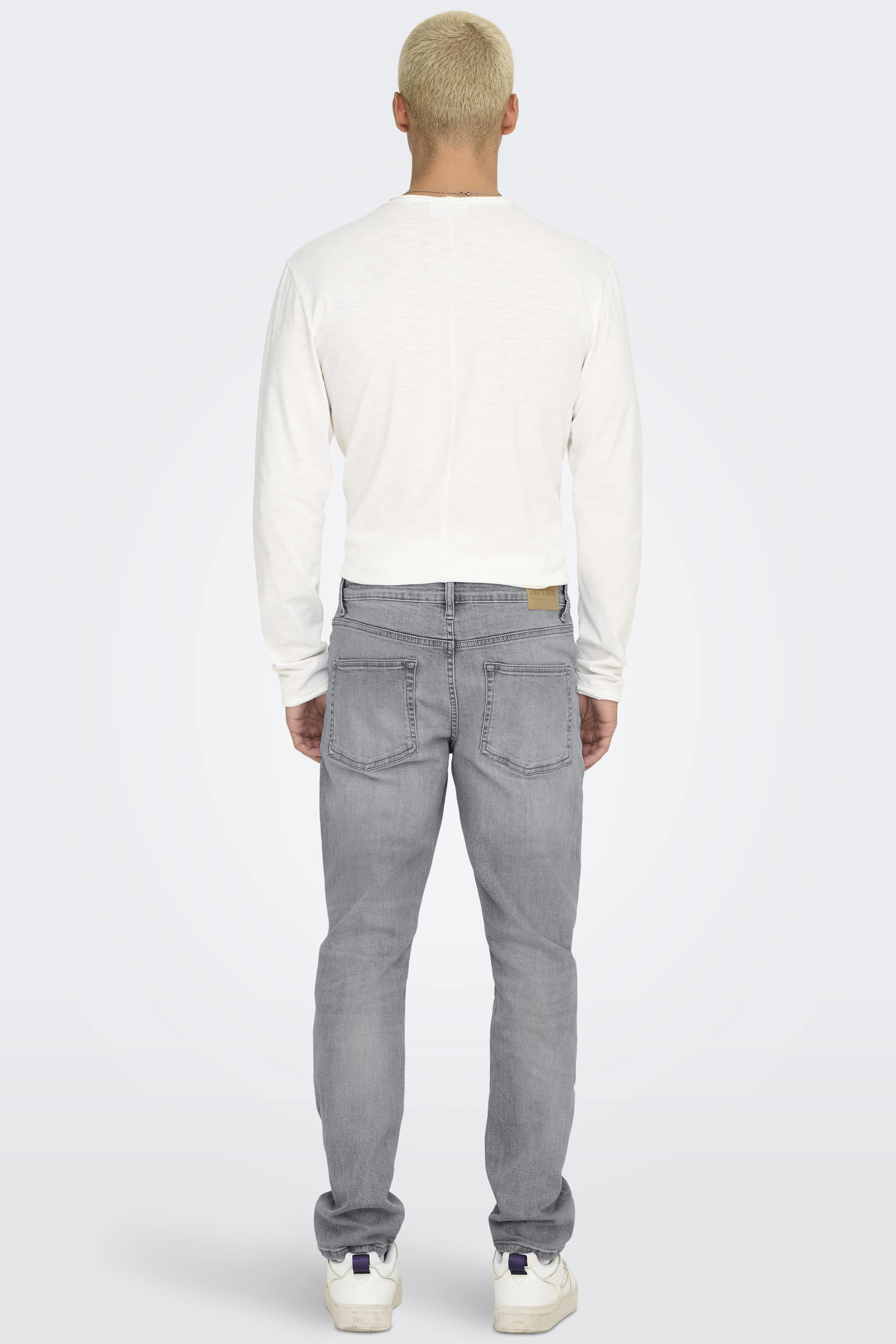 ONLY & SONS ONSWEFT regular fit jeans light grey denim | wehkamp