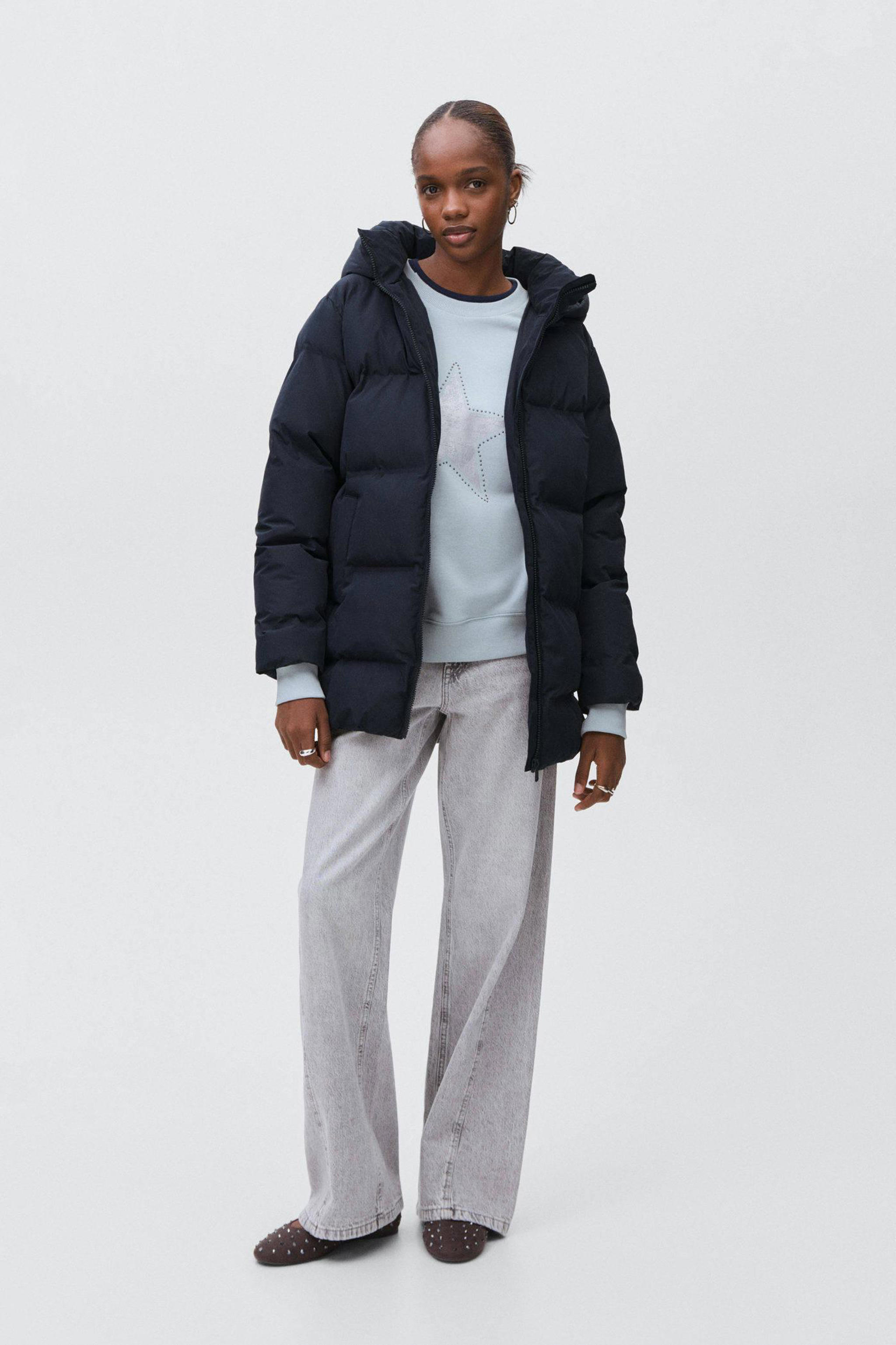MANGO TEEN outdoor jas marineblauw | wehkamp