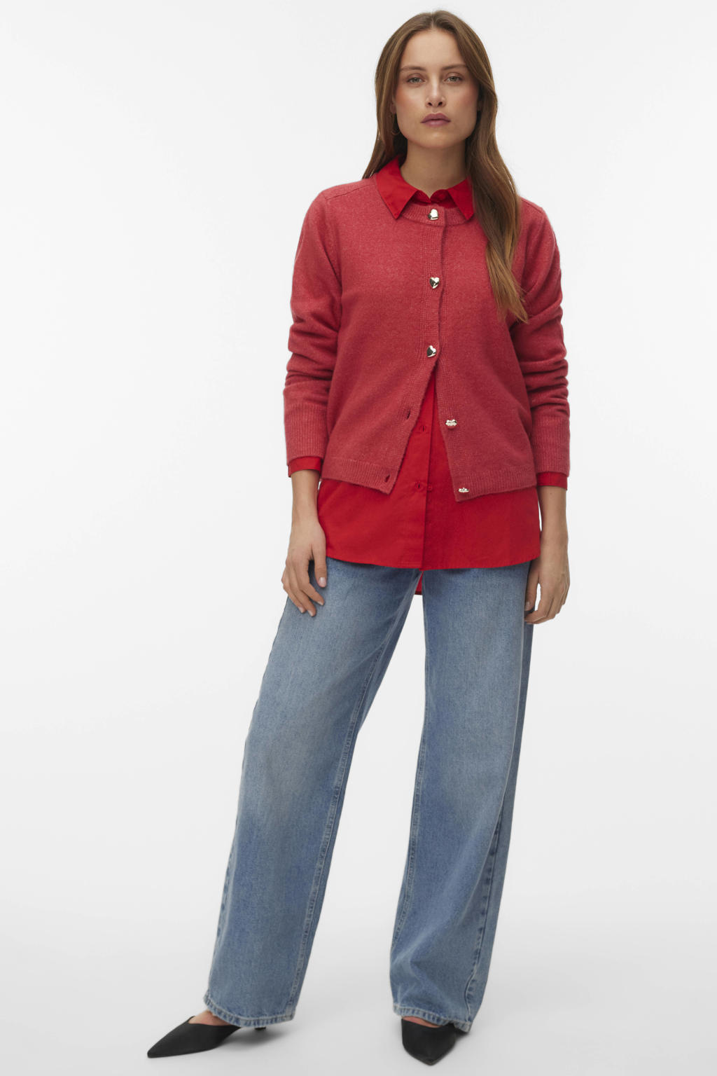 VERO MODA cardigan met wol gebreid | wehkamp