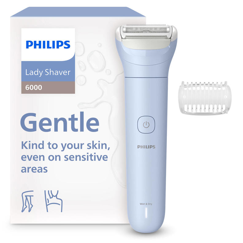 Philips Lady Shaver 6000 Series - Light Blue - BRL127/00 | wehkamp