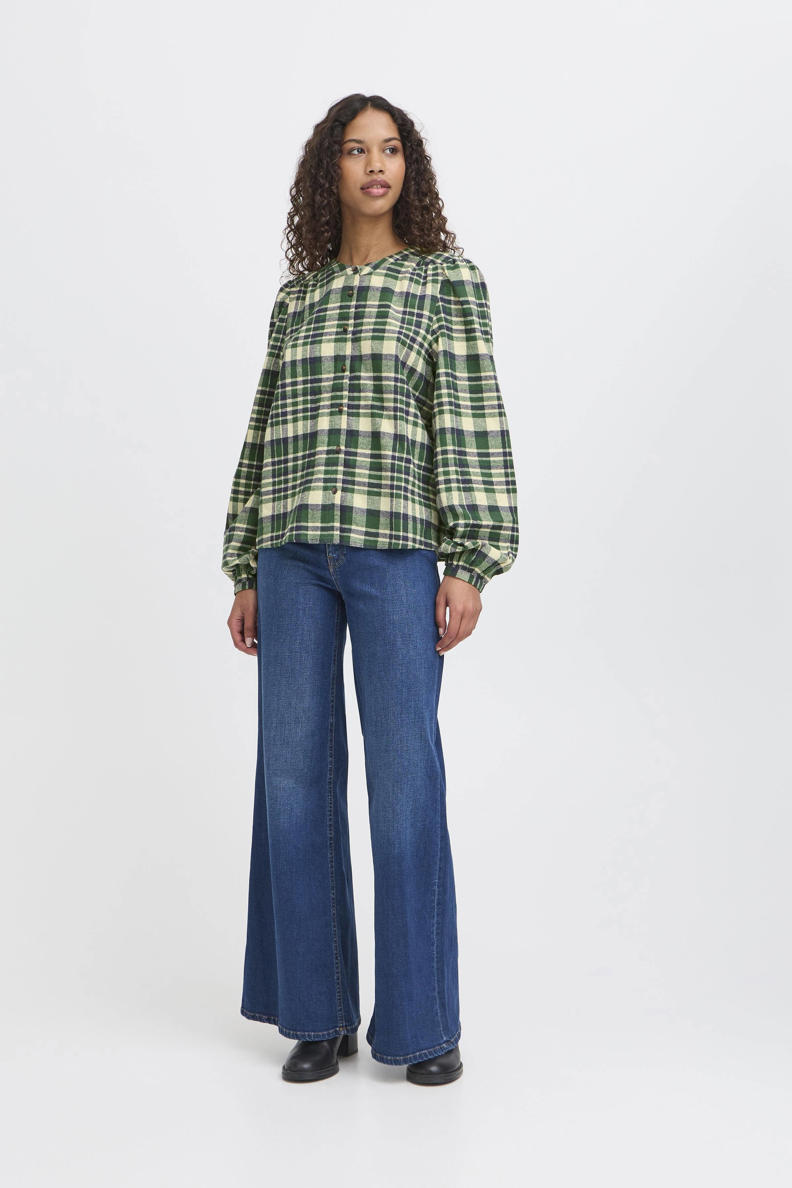 ICHI blouse groen kopen? | Morgen in huis | wehkamp