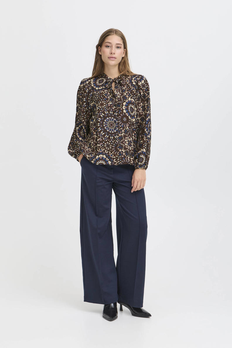 ICHI blouse bruin kopen? | Morgen in huis | wehkamp