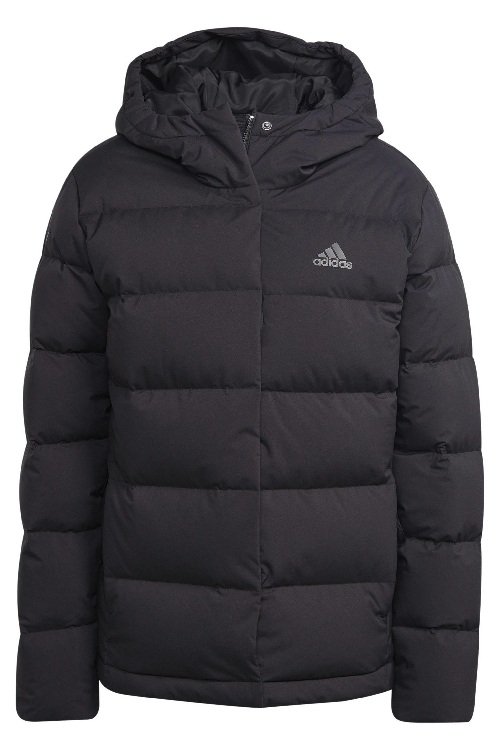 adidas Sportswear gewatteerde jas Helionic zwart | wehkamp