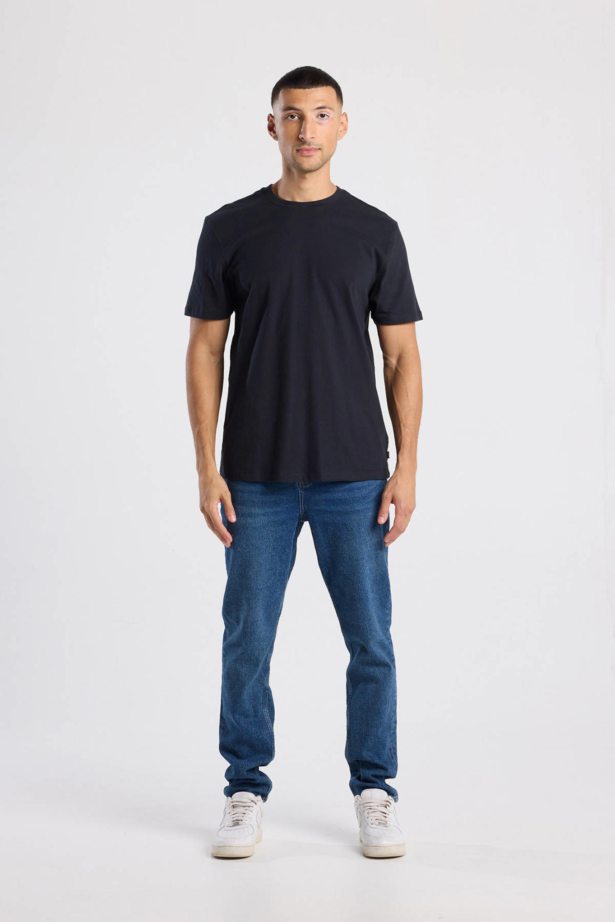 America Today slim fit jeans NEAL midnight blauw | wehkamp
