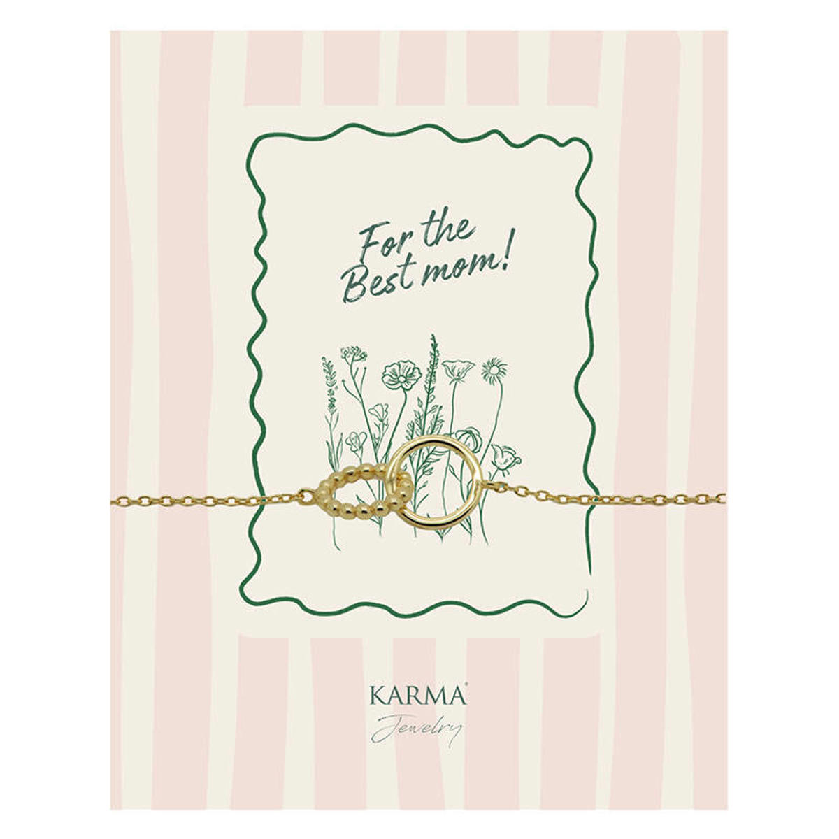 KARMA Jewelry gold plated armband + giftcard | wehkamp