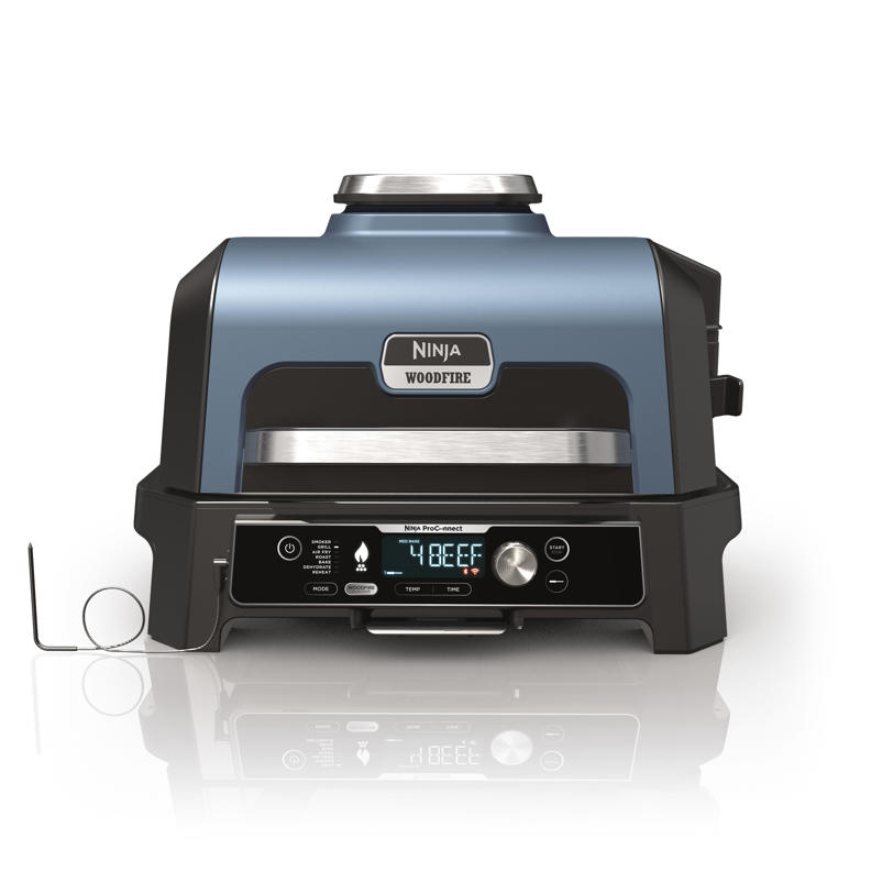 Ninja Woodfire Pro Connect XL elektrische BBQ Grill & Smoker | wehkamp