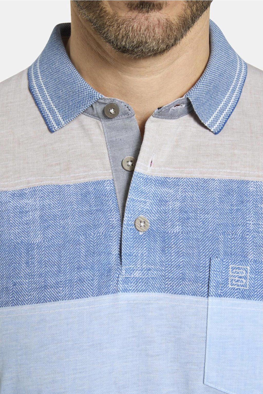 Babista regular fit polo JENZO lichtblauw | wehkamp