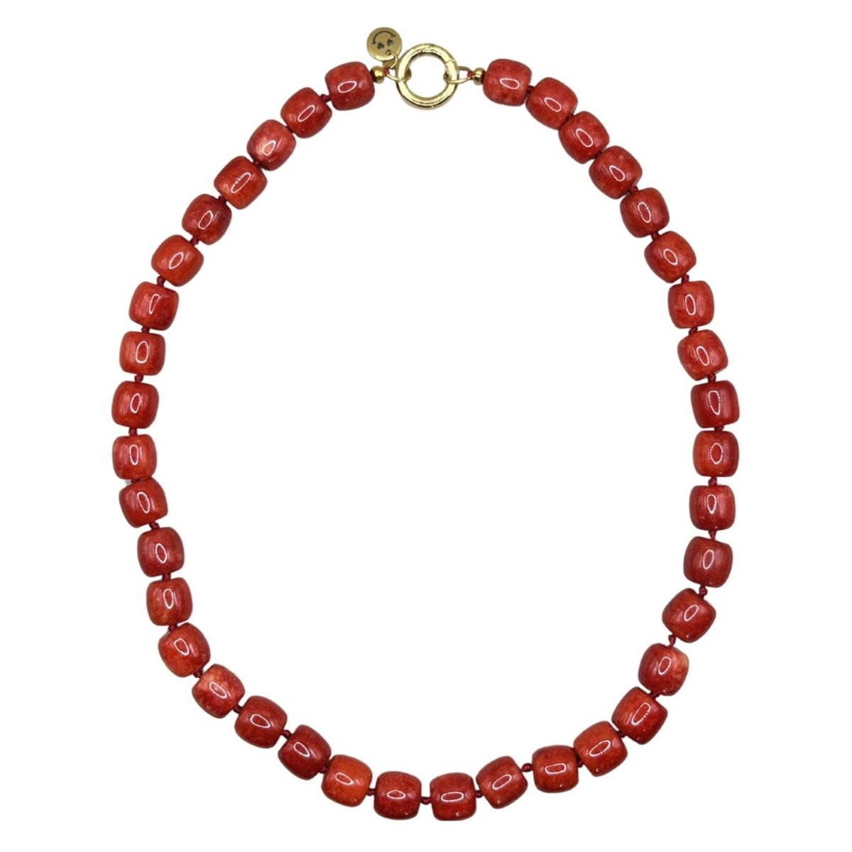 Bonnie Studios gold plated ketting William rood | wehkamp