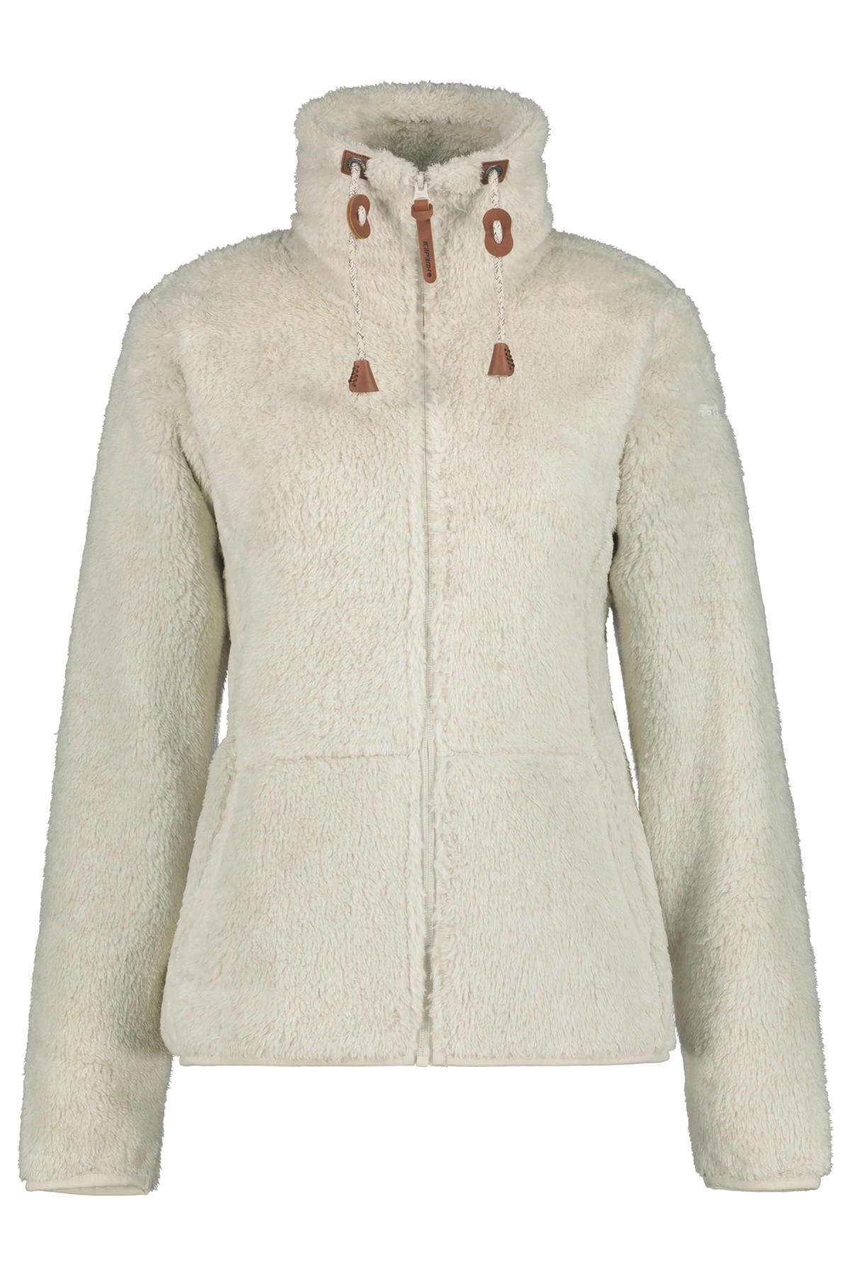 Icepeak teddy vest Colony beige | wehkamp